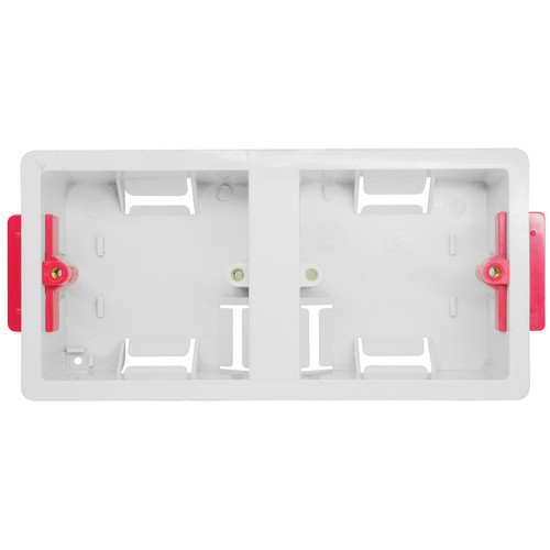 Single Plate Plasterboard Back Box Plastic 46mm | Mr Resistor Lighting