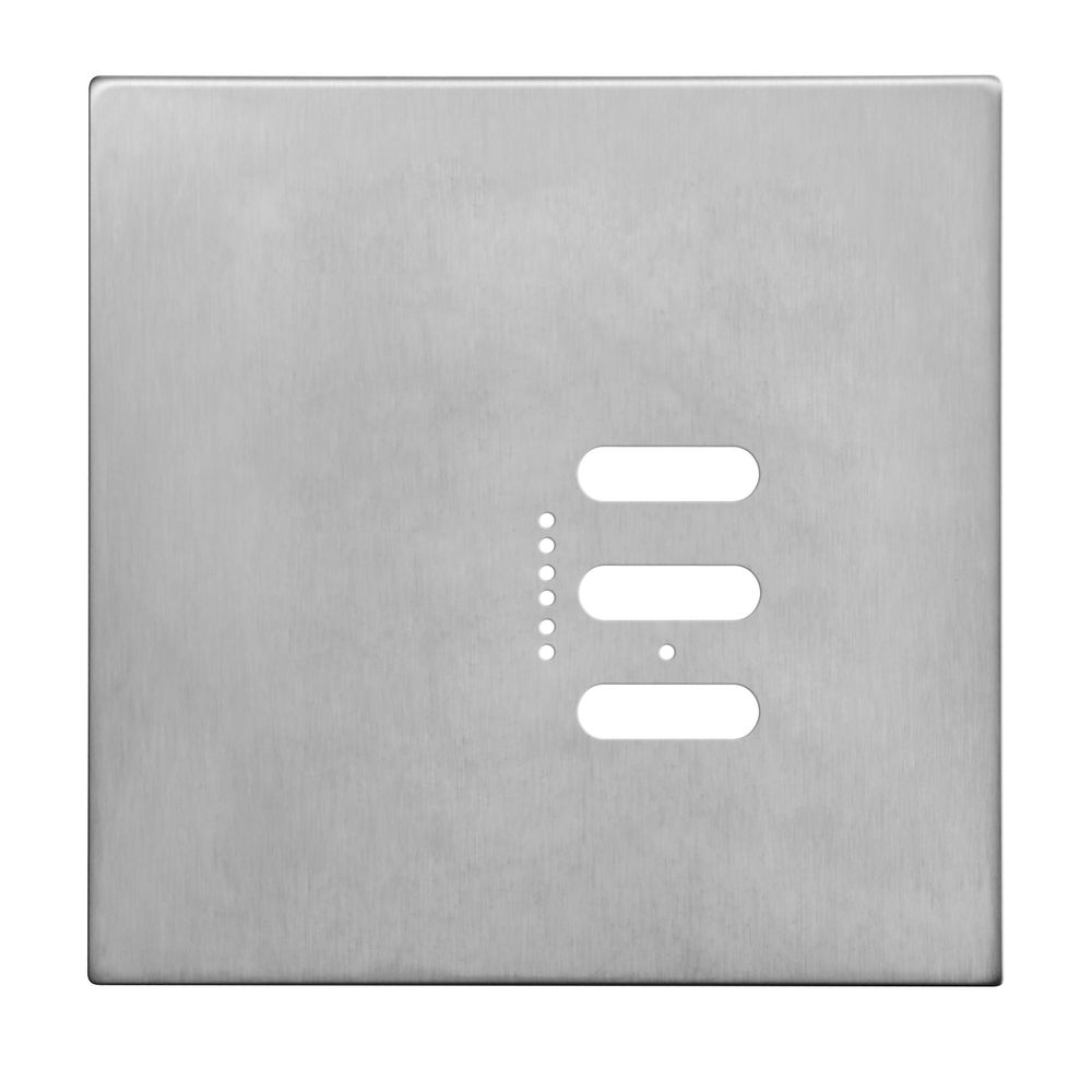 Wise Fusion Plate 1 Gang Plate Satin Stainless Steel | Mr Resistor Lighting