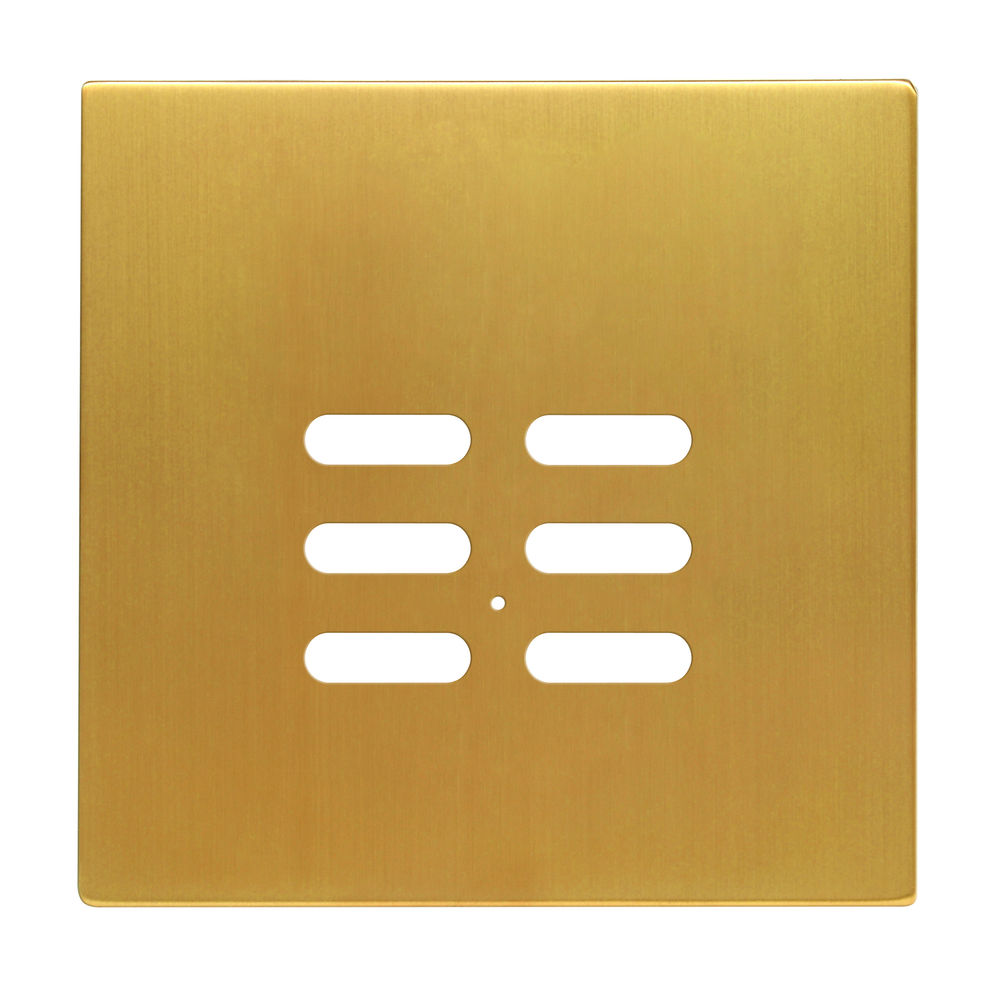 Wise Intense Satin Brass Plate | Mr Resistor Lighting
