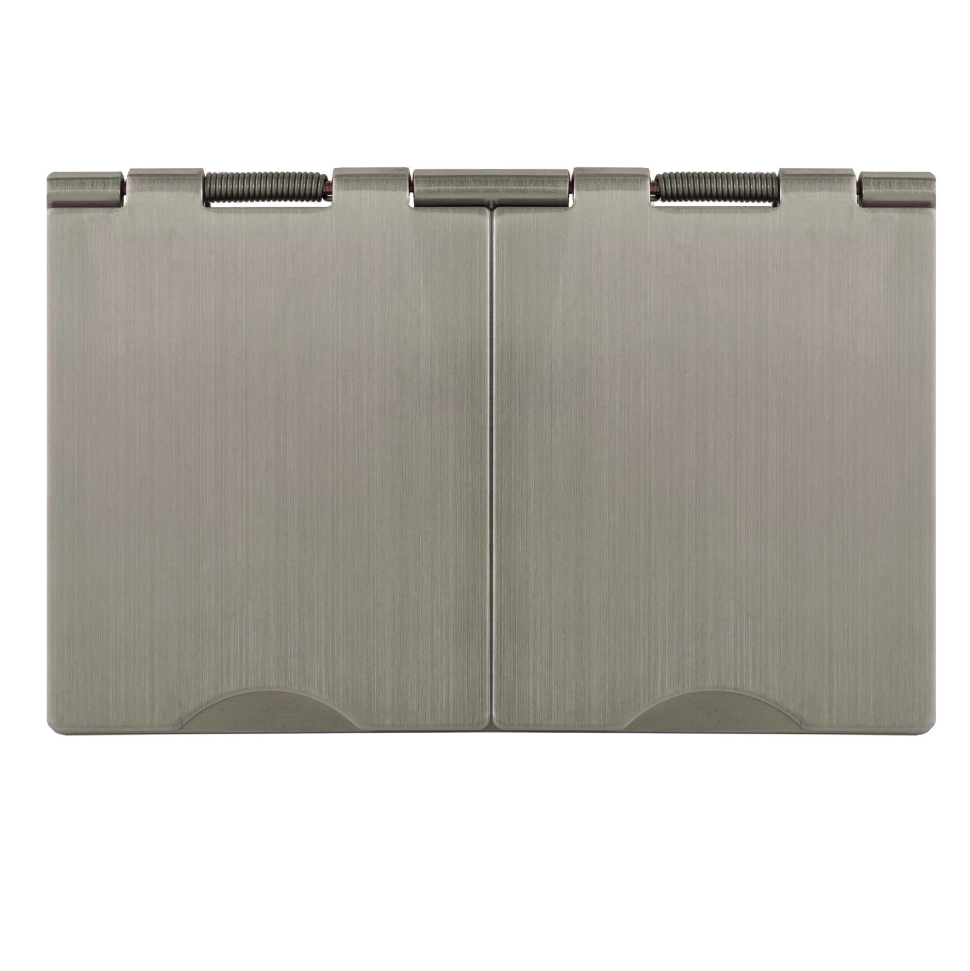 Horizon Square Floor Socket 2 gang 13 amp unswitched floor socket Satin ...