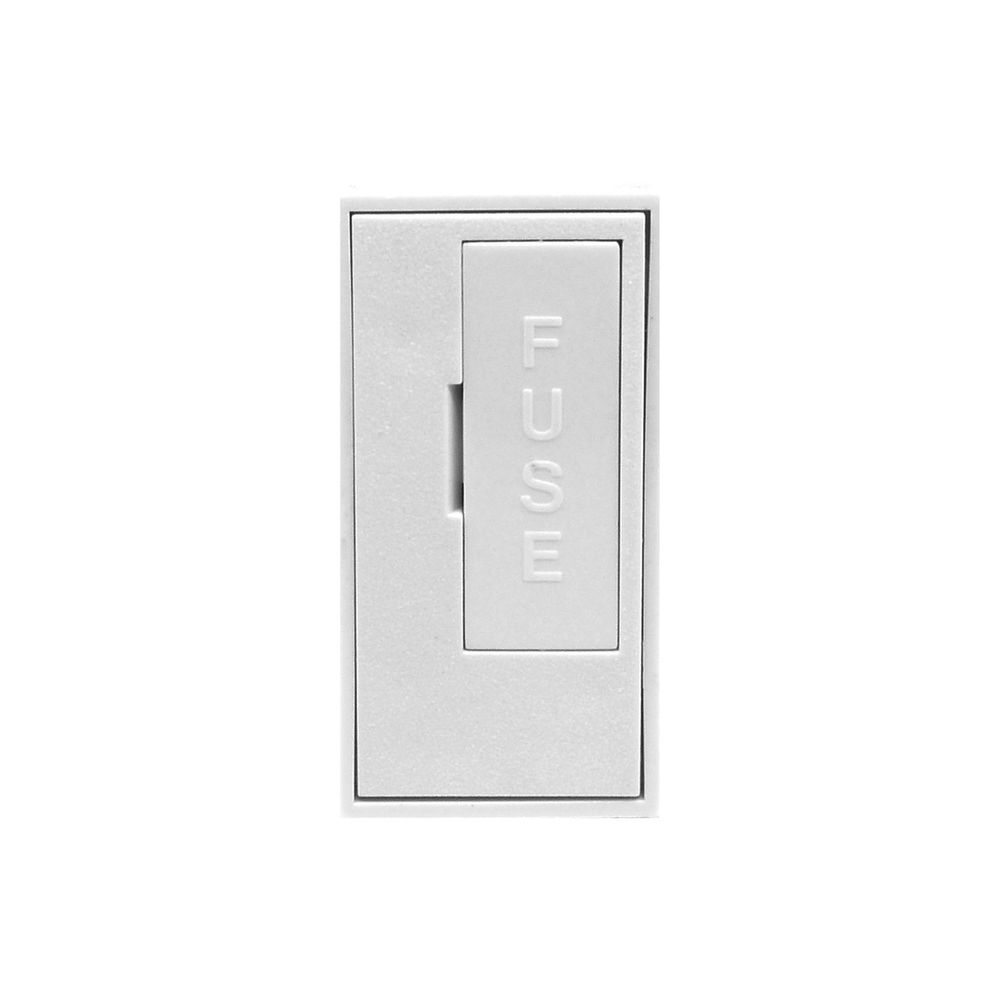 Euro Unswitched Fuse Spur Modules Fuse Holder White | Mr Resistor Lighting
