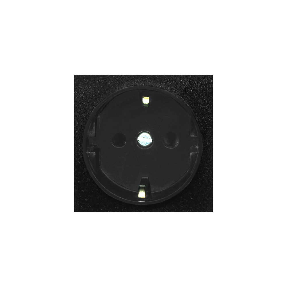 Euro Socket Modules 16A German Schuko Unswitched Black | Mr Resistor ...