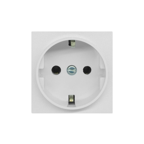 Horizon Square Recessed Floor Box Socket Single Satin Brass | Mr ...