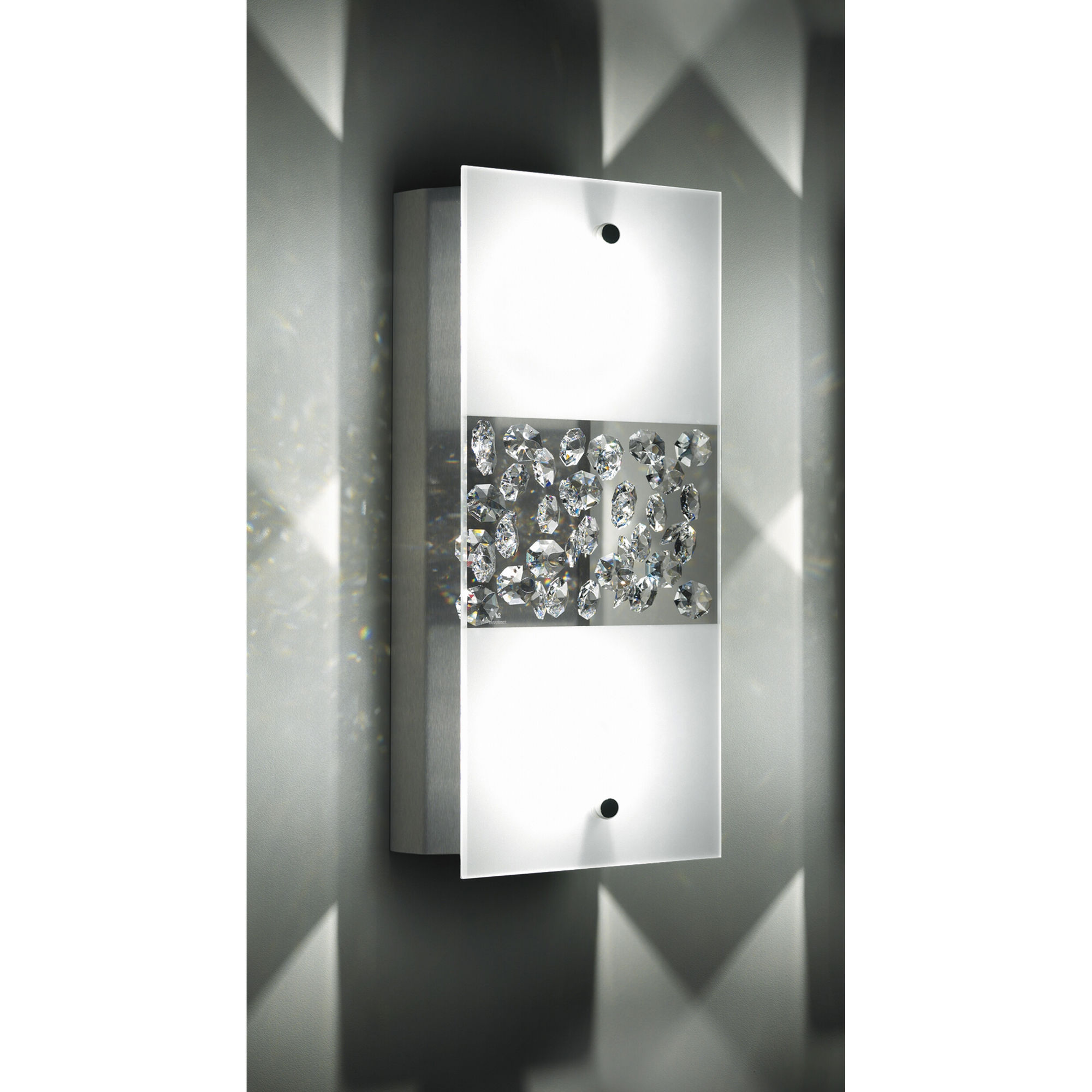 Splendid Wall Lights 240V 2 x 35W Brushed Stainless Steel | Mr Resistor ...