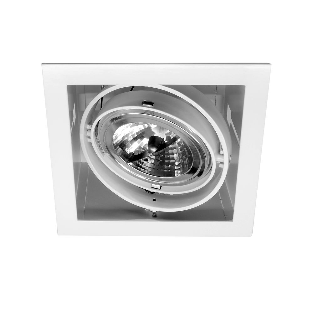 Single Downlight QR111 12V 75W White | Mr Resistor Lighting