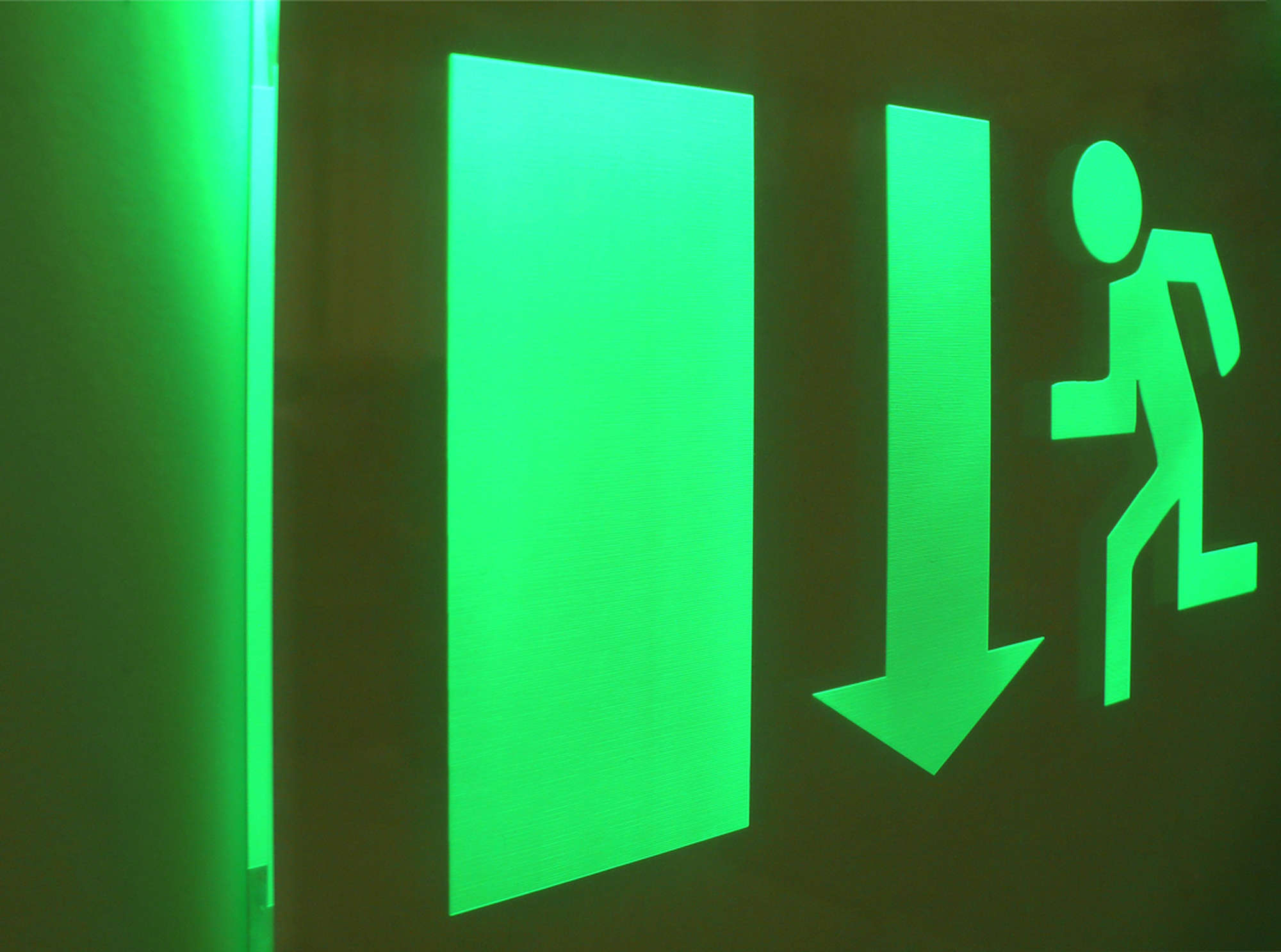 LED Hanging Exit Sign White 4W | Mr Resistor Lighting