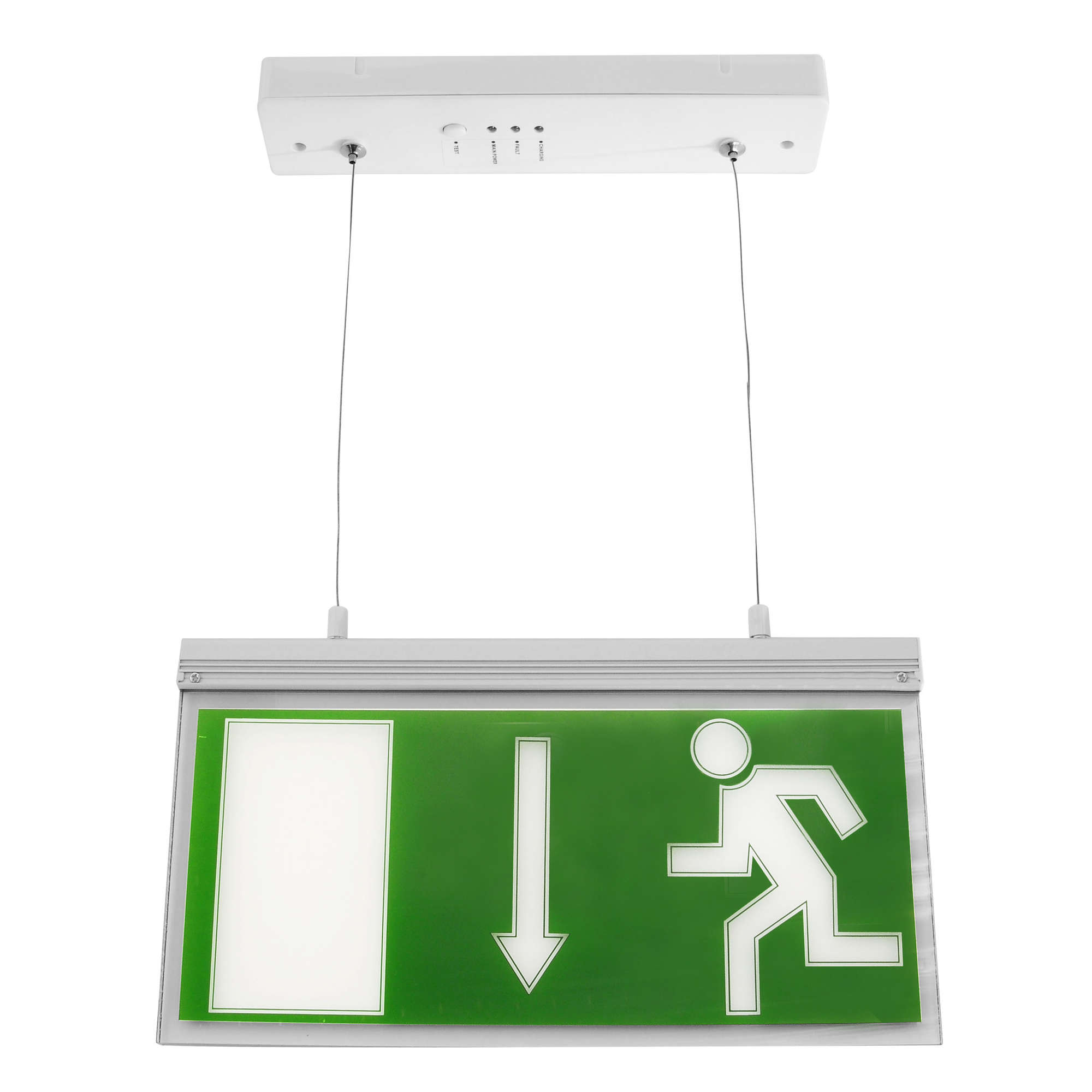 LED Hanging Exit Sign White 4W | Mr Resistor Lighting