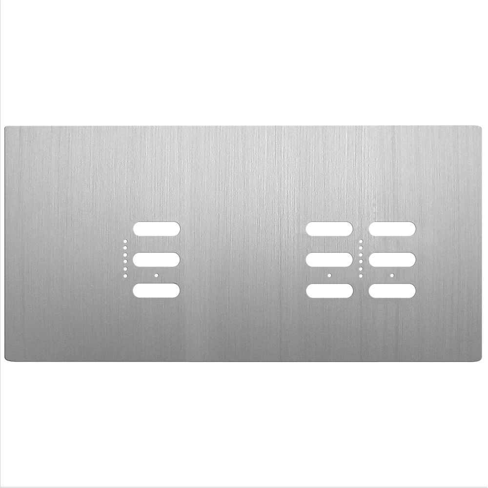 Wise Fusion Plate 3 Gang Plate Satin Stainless Steel | Mr Resistor Lighting