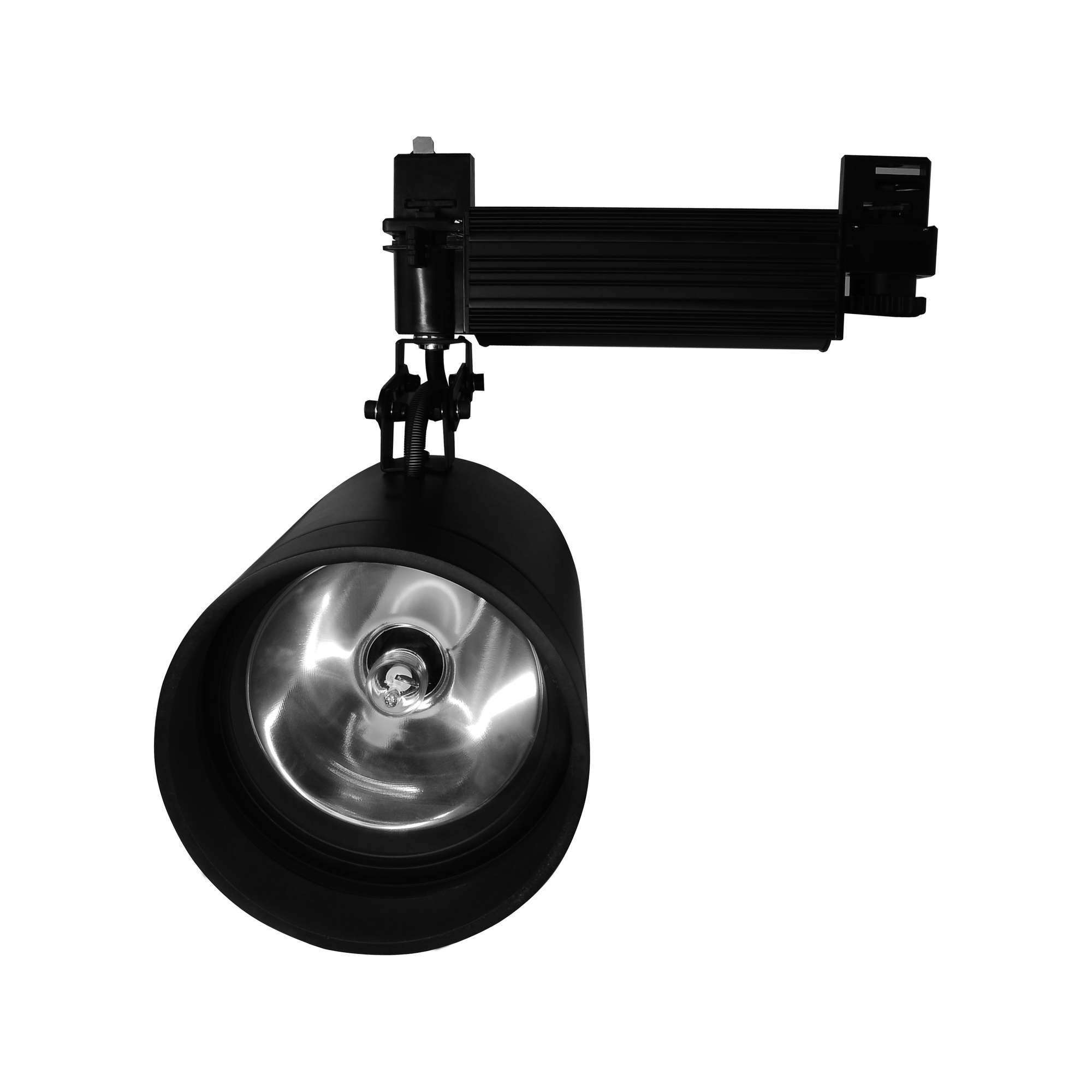Tube Track Light Metal Halide Three Circuit 240V 15° 70W Black | Mr ...