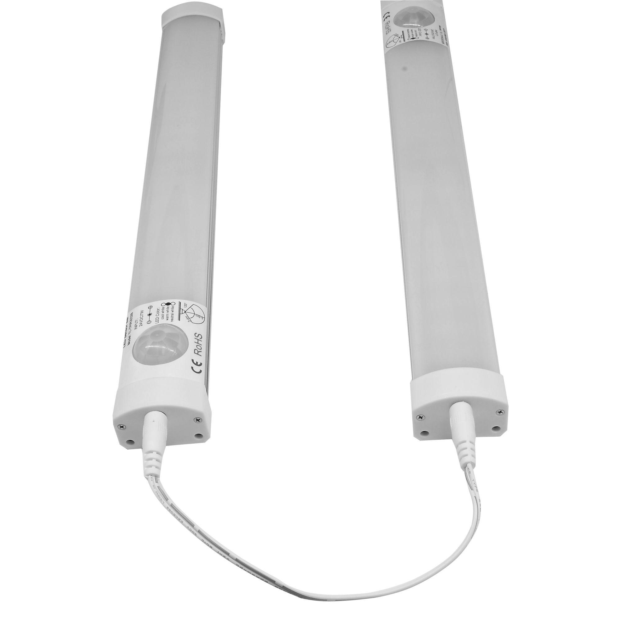 LED Sensor Bar 24V 60cm Warm White 14W 1100 lm Frosted | Mr Resistor ...