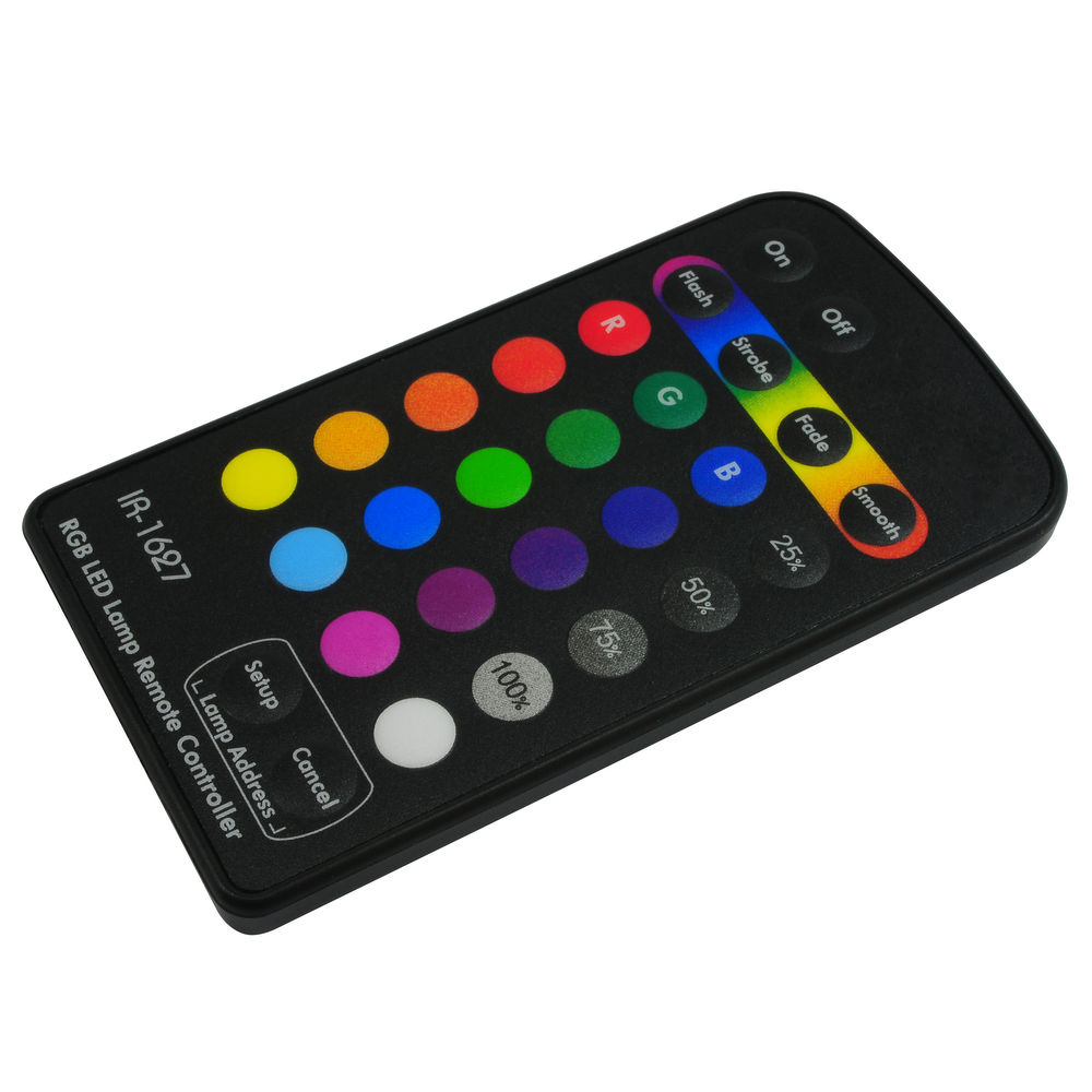 LED Colour Changing Remote Controller Black | Mr Resistor Lighting