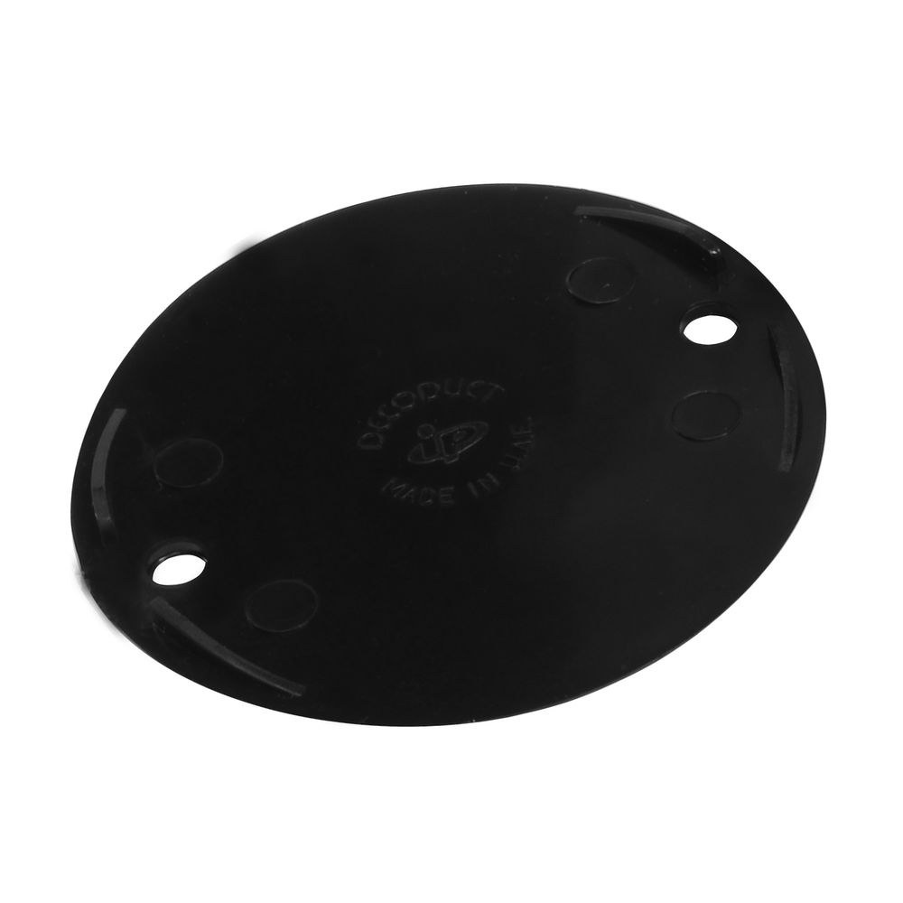 Circular Lid Black 20mm | Mr Resistor Lighting