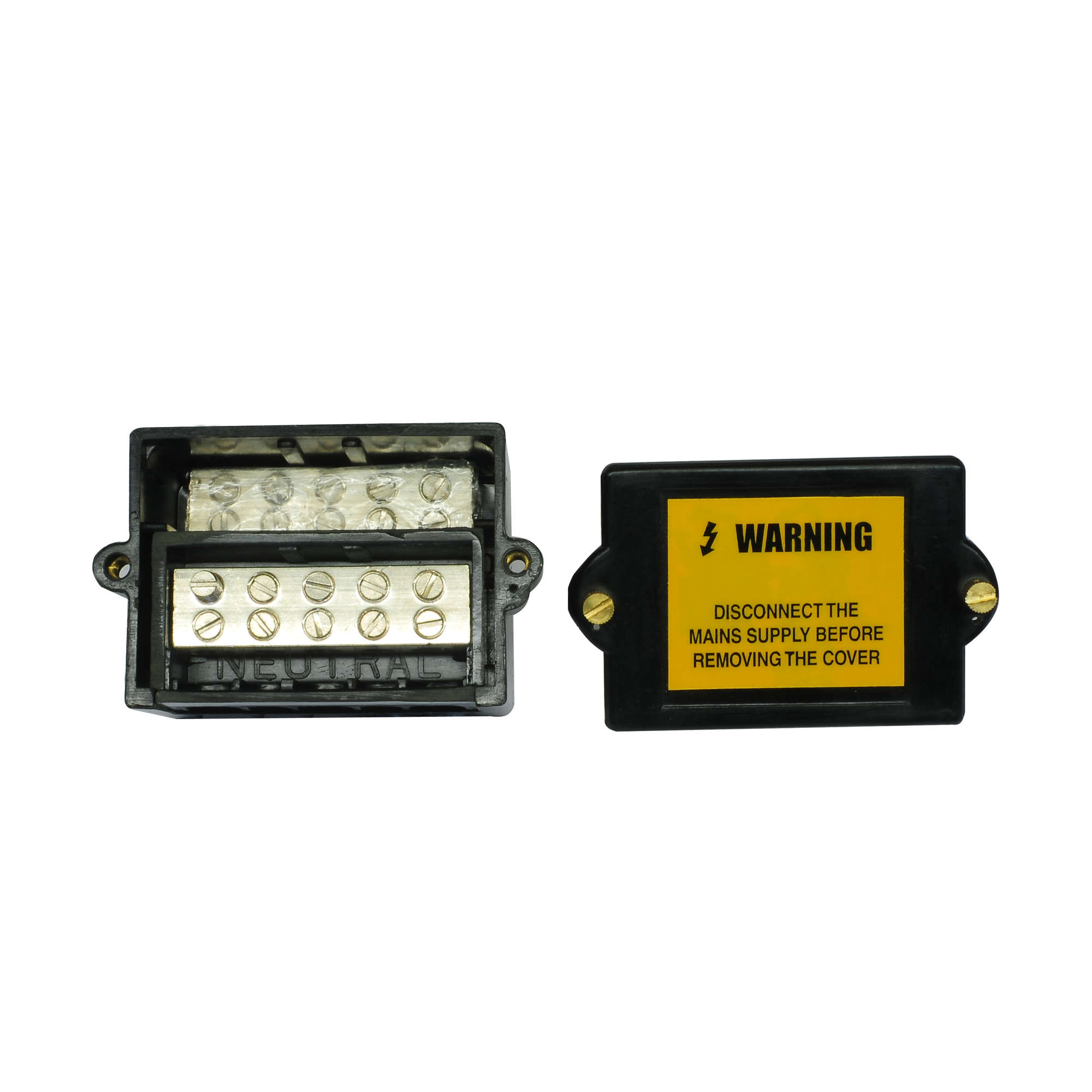 Insulated Connector Box Double Pole Black 60A | Mr Resistor Lighting