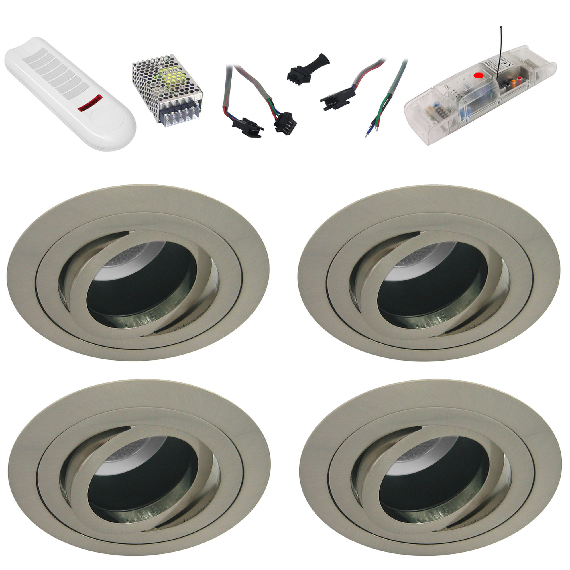 Rock 'n' Roll 50 RGB Master 4 16W Nickel | Mr Resistor Lighting
