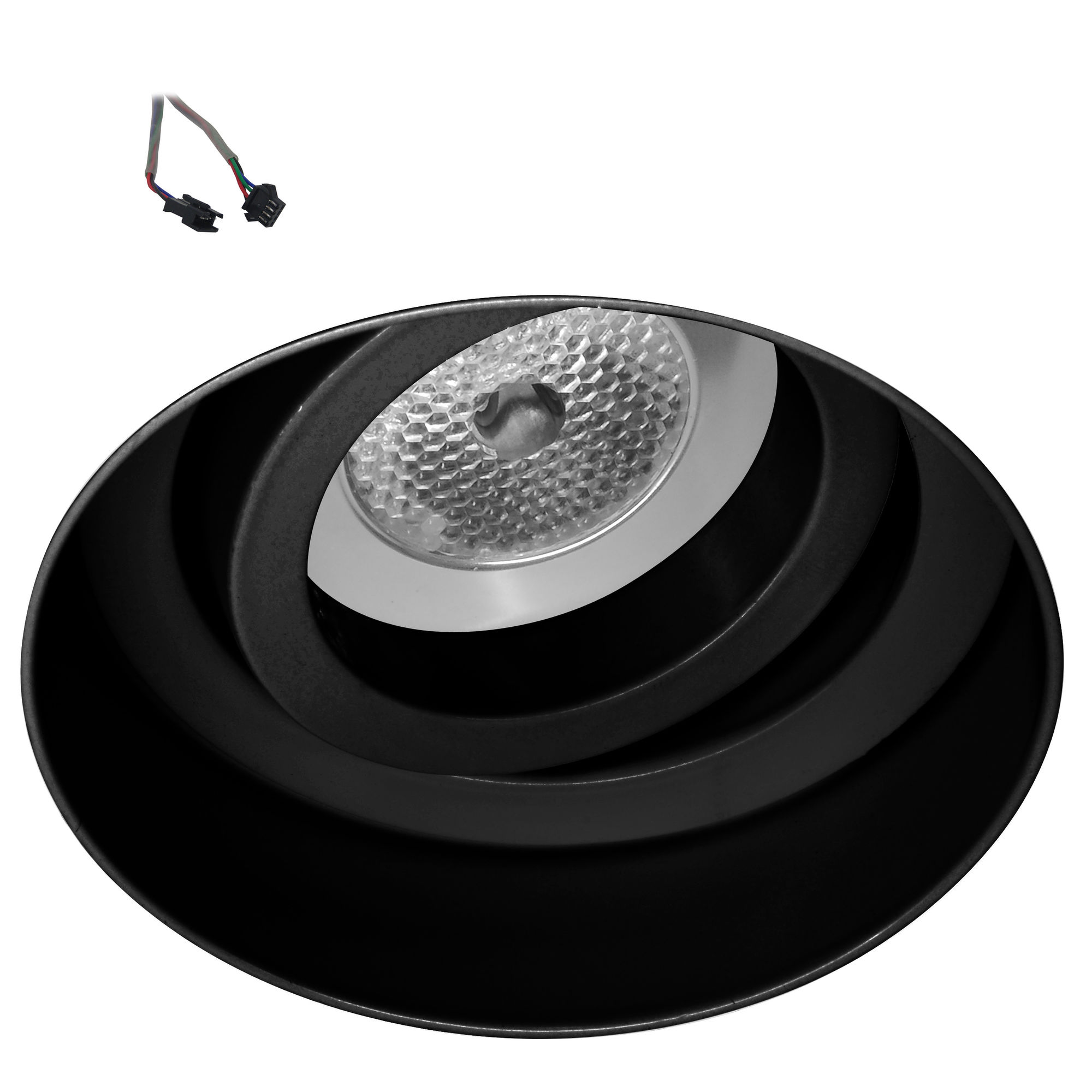 Trimless Round RGB Add-On Kit 4W Black | Mr Resistor Lighting