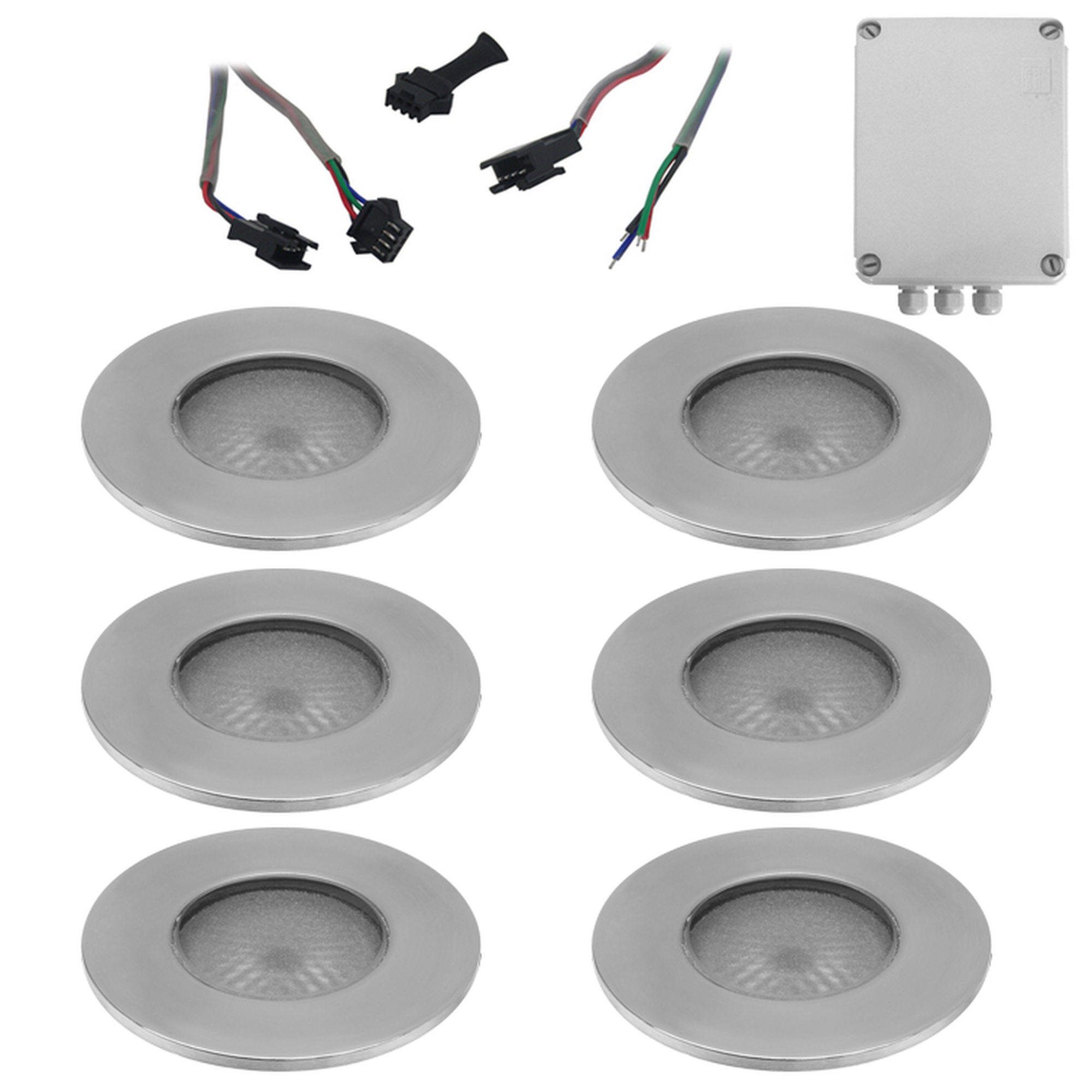 Phantom Round 40° RGB Outdoor 350mA Slave 6 RGB 6 x 3W | Mr Resistor ...