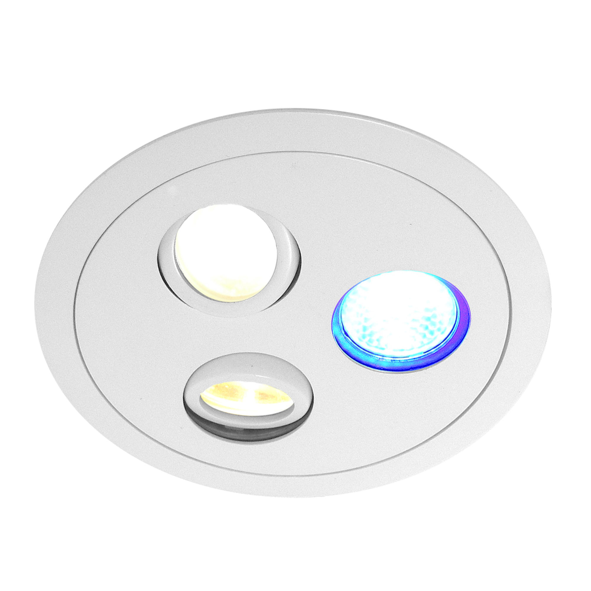 Compasso 1 x LED 2 x Halogen White 44W | Mr Resistor Lighting