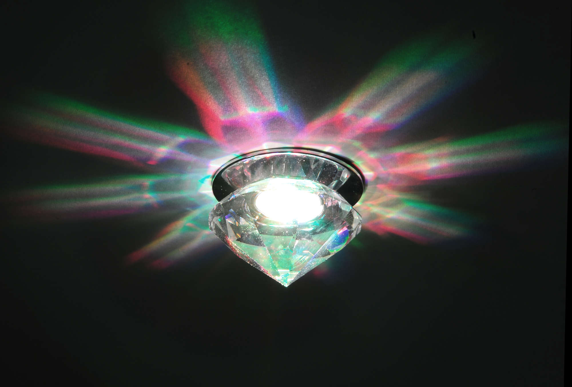 Crystal Ice Bubble RGB 350mA Slave 6 18W Chrome | Mr Resistor Lighting