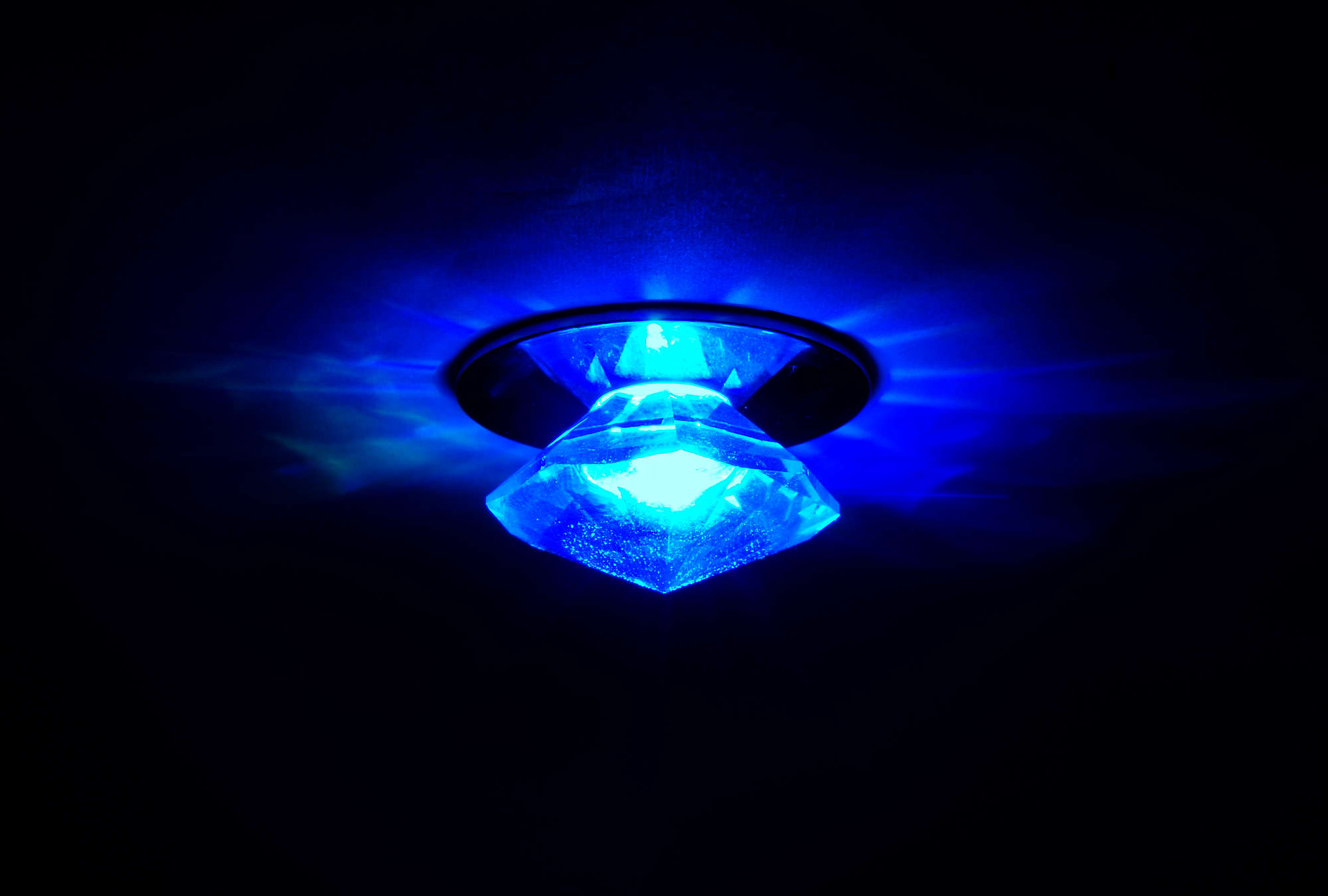 Crystal Ice Button RGB 350mA Slave 6 18W Chrome | Mr Resistor Lighting