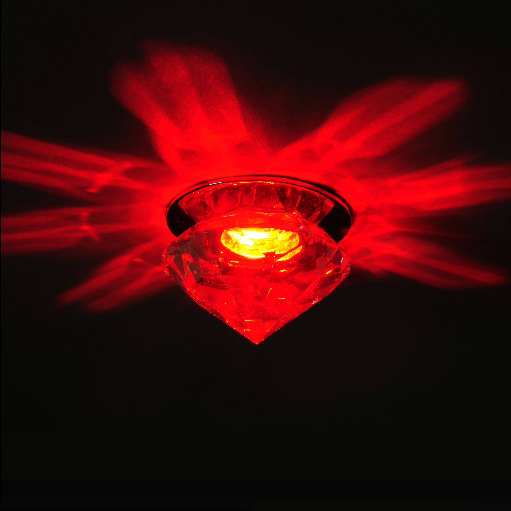 Crystal Ice Button RGB 350mA Add On 3W Chrome | Mr Resistor Lighting