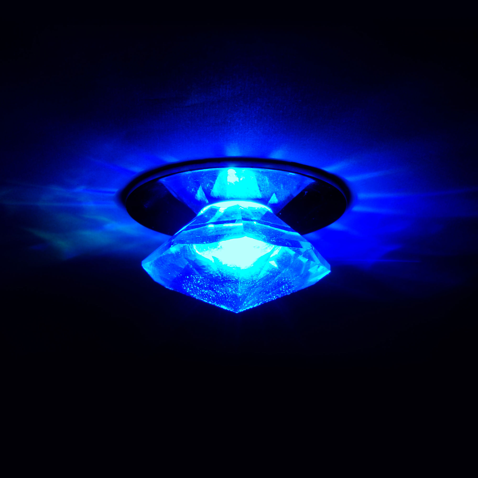 Crystal Icestar Small RGB 350mA Slave 1 3W Chrome | Mr Resistor Lighting