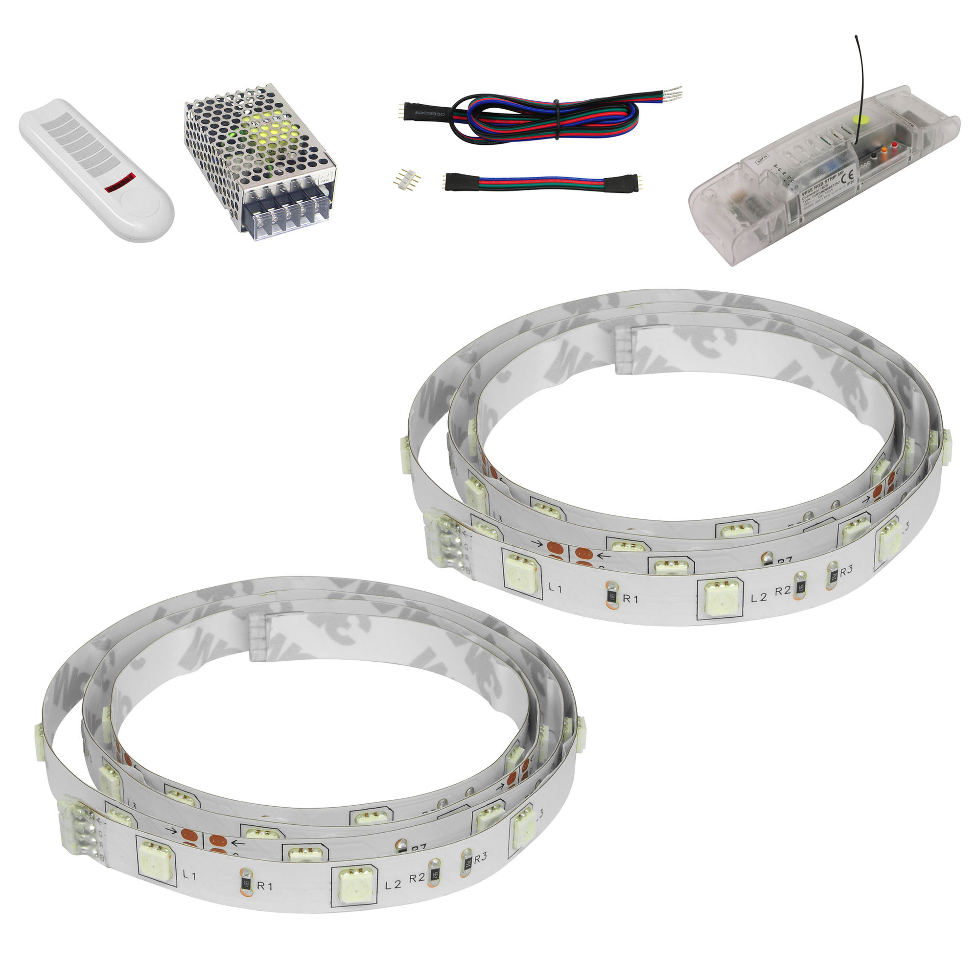 LED Tape 100 RGB Master Kit 24V 16W 2 metre | Mr Resistor Lighting