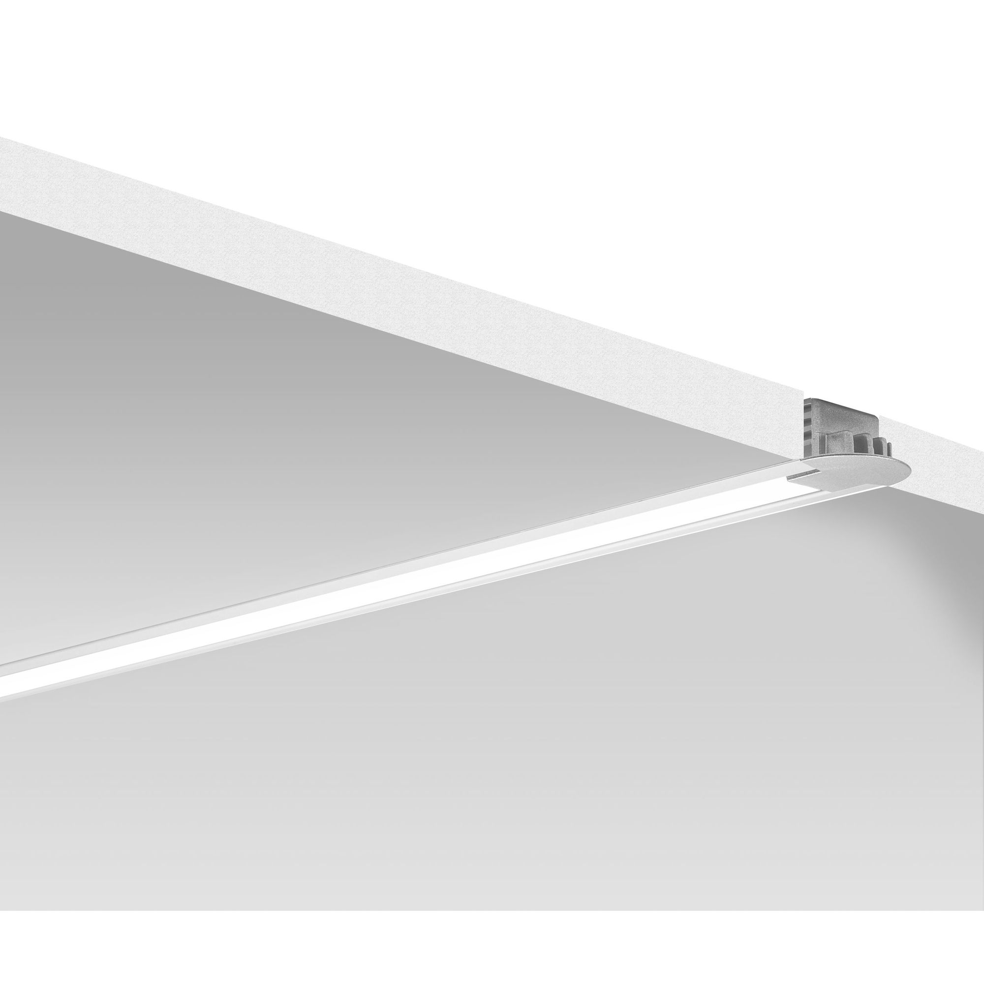 Maxi Recessed Extrusion Profile Anodised Aluminium 2000mm | Mr Resistor ...