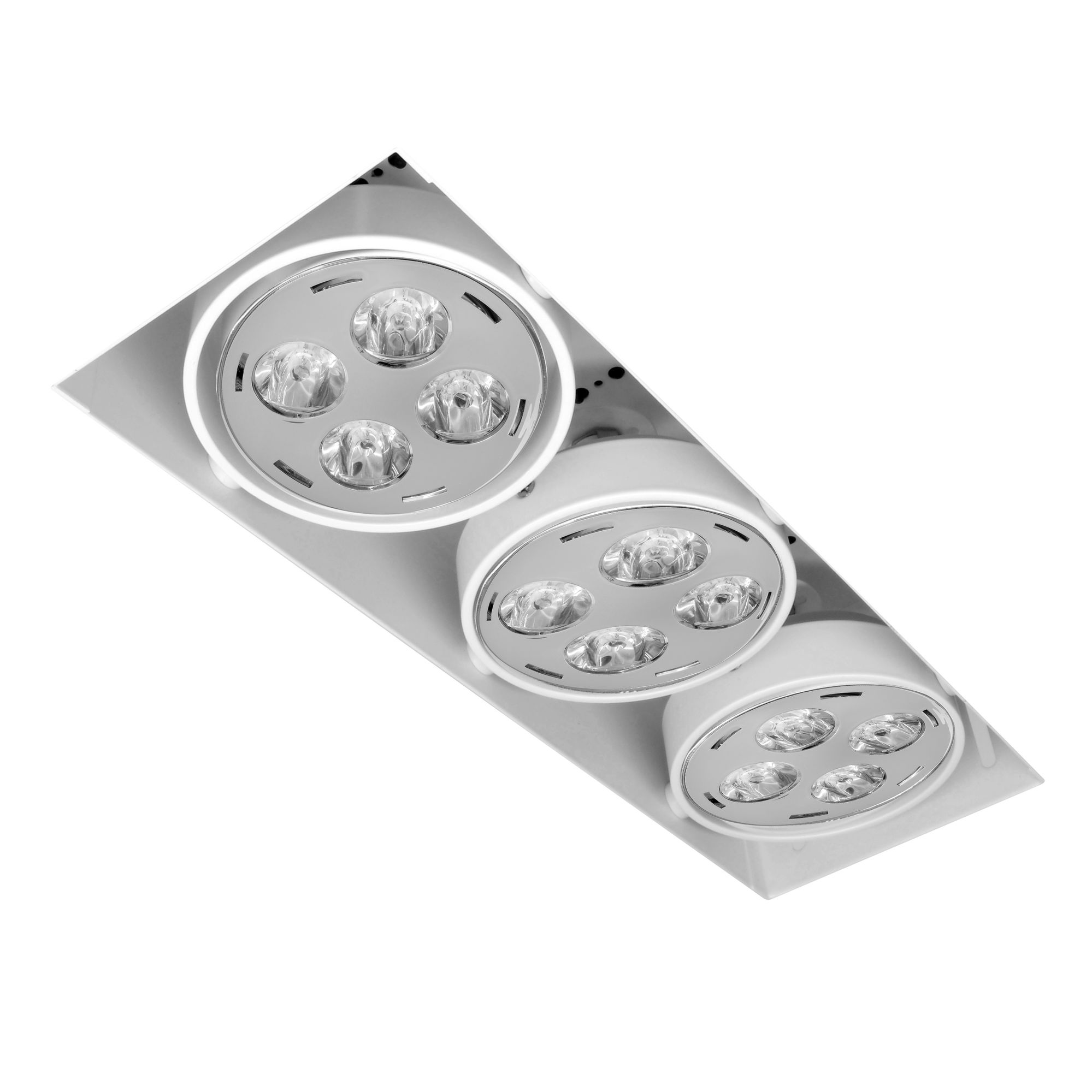 Grid Trimless Triple LED & Driver 3 x 14W Dimmable Warm White (2700K ...