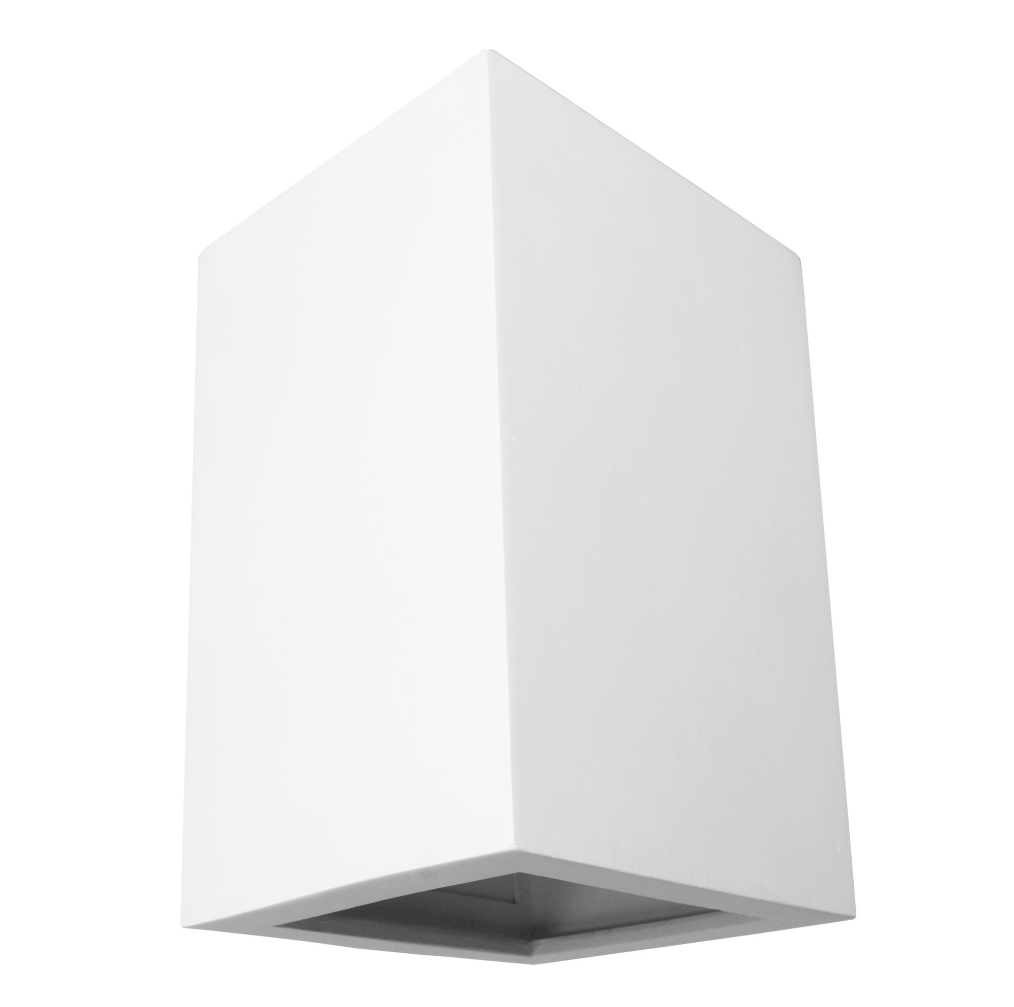 Rectangular Plaster LED Emergency Maintained Wall Light White 2 x 35W ...