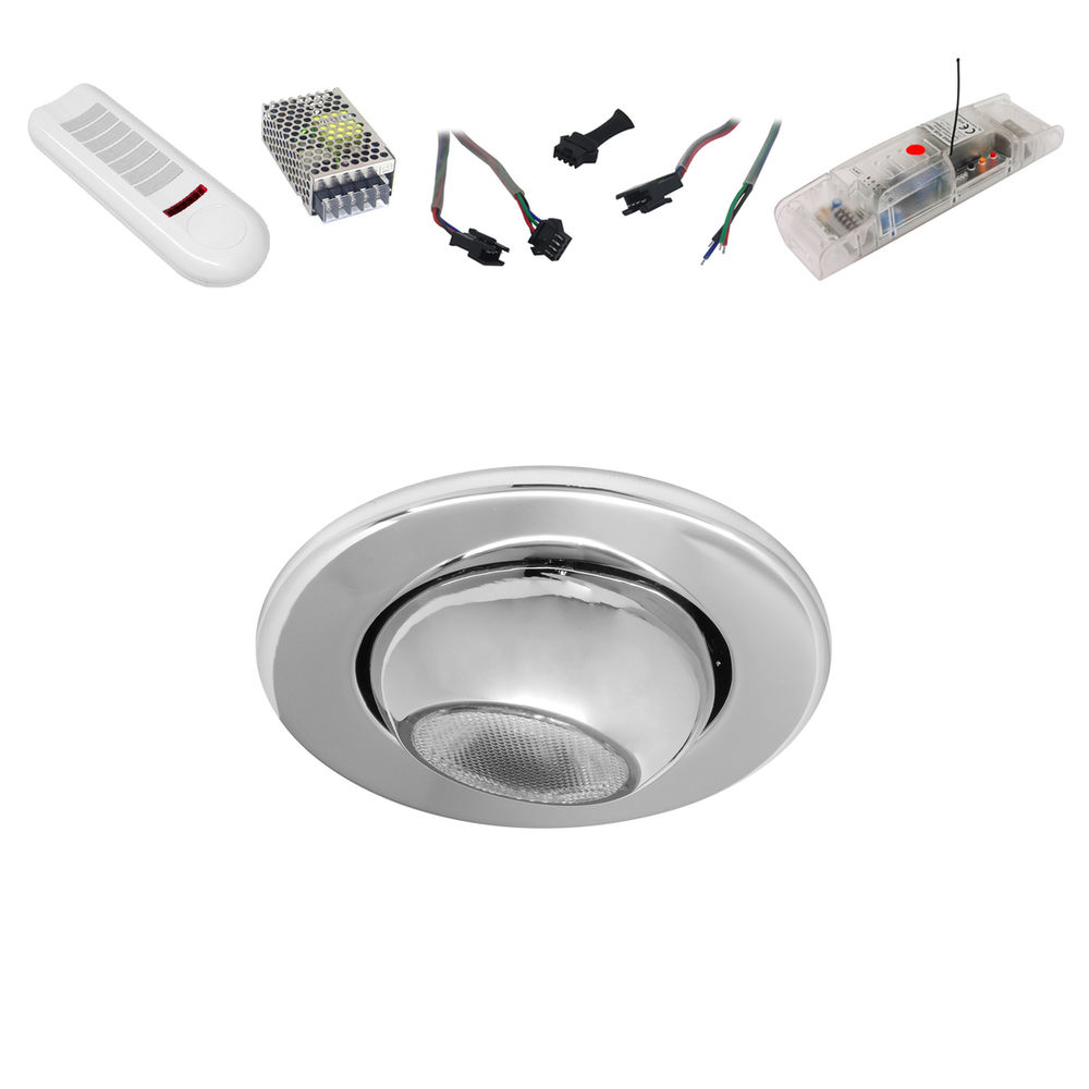 Eyeball RGB 350mA Master 1 3W Chrome | Mr Resistor Lighting