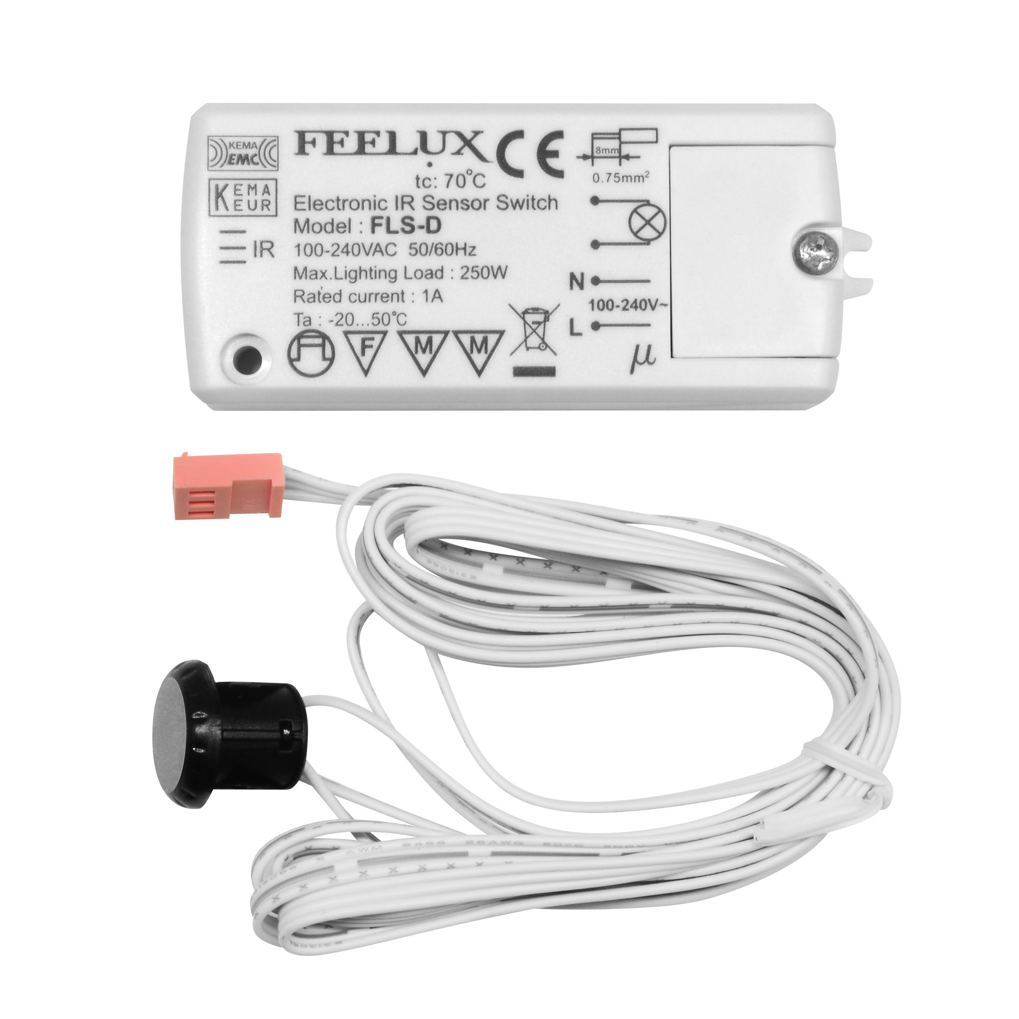 IR Door Detection Sensor Switch Black 250W | Mr Resistor Lighting