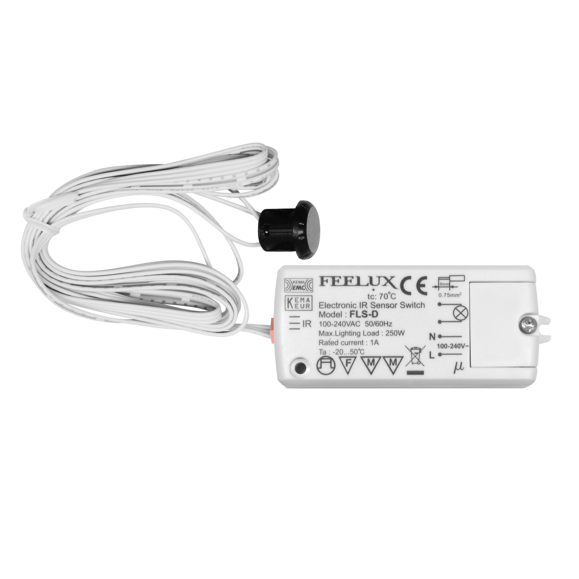 IR Door Detection Sensor Switch Black 250W | Mr Resistor Lighting