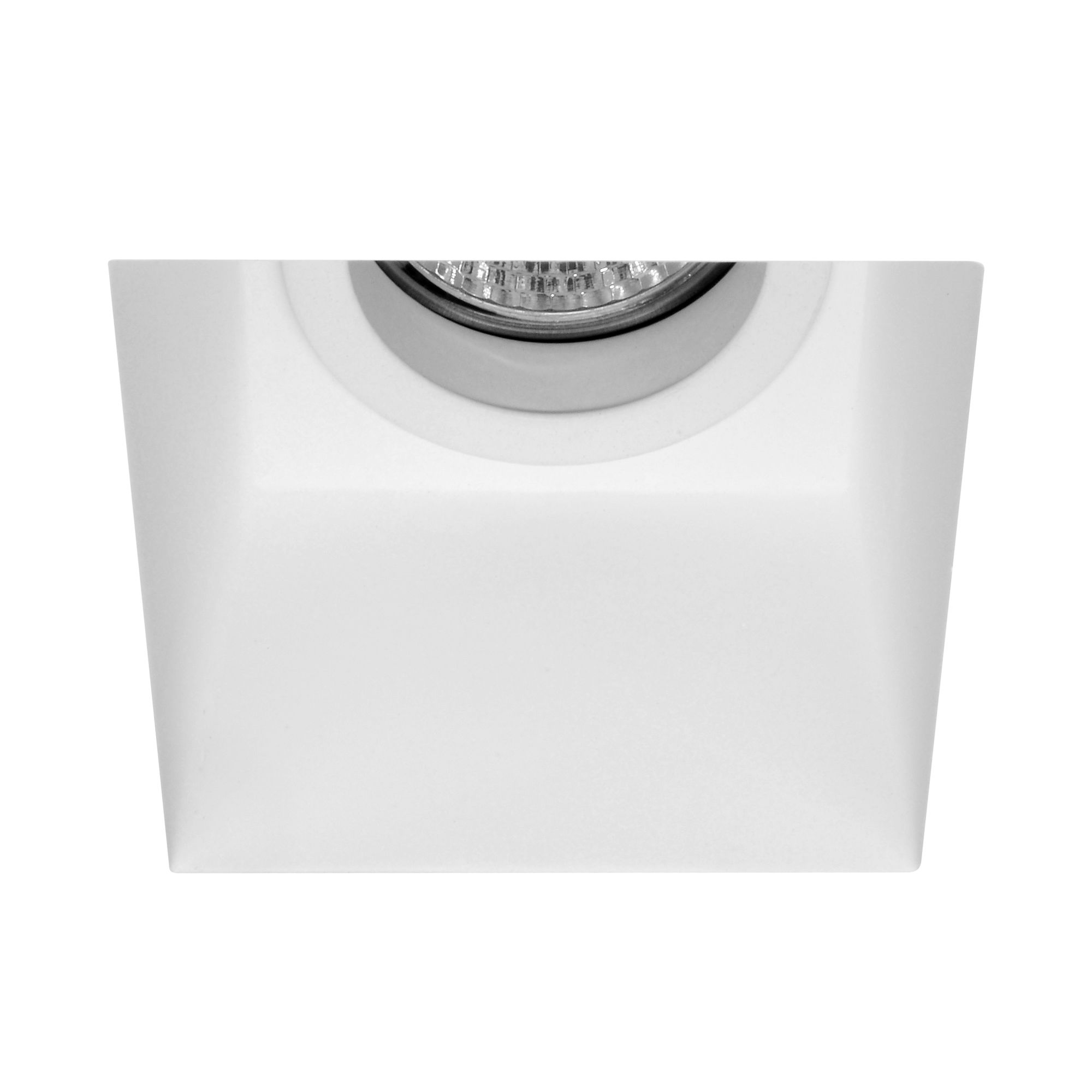 Plaster Trimless Square Downlight GU10 240V White 50W | Mr Resistor ...