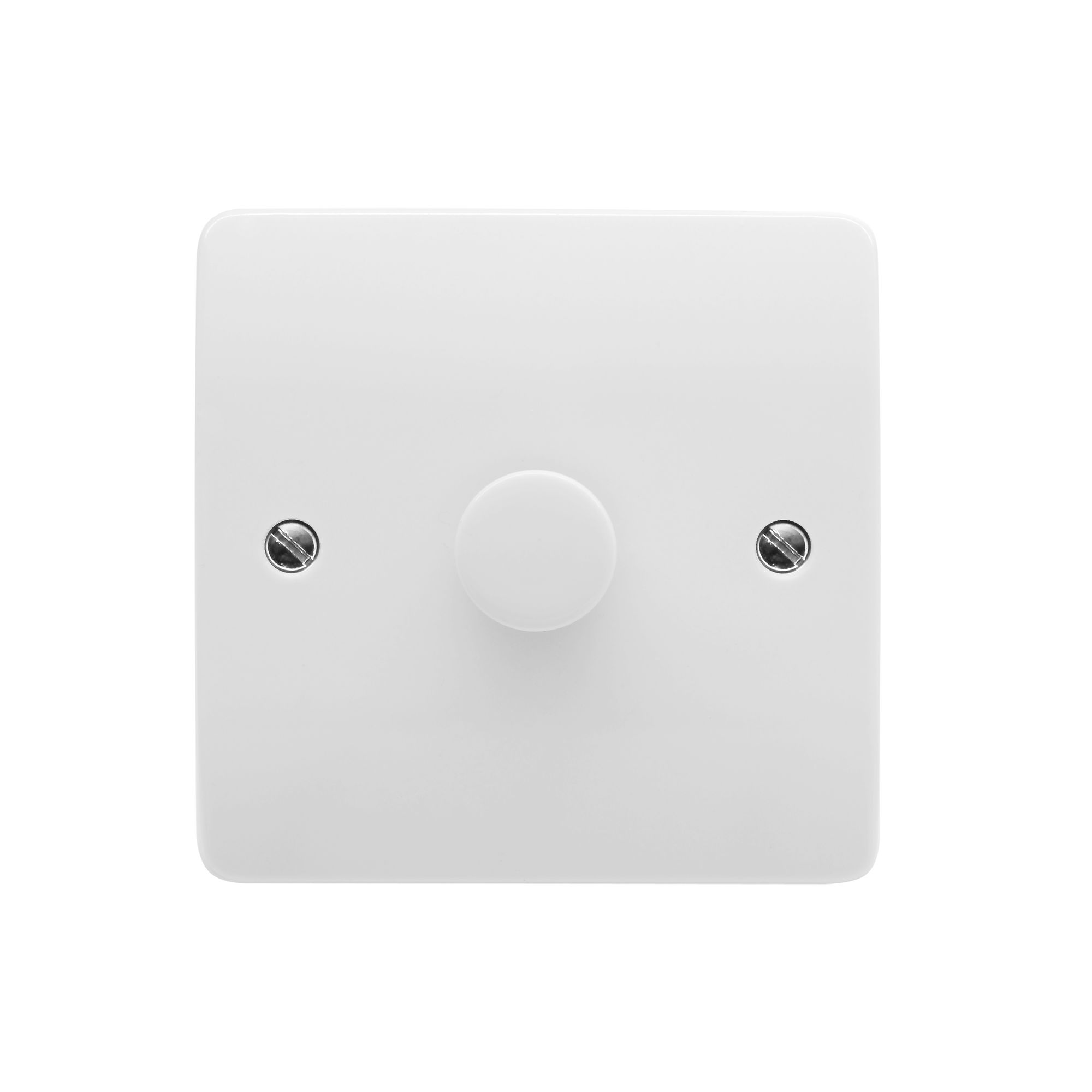 MK Logic Plus Dimmer Switch 1 Gang 2 Way 450W White | Mr Resistor Lighting