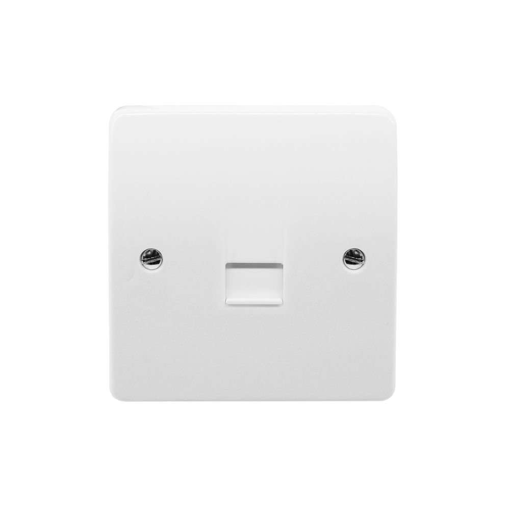 MK Logic Plus Communications Socket 1 gang telephone socket outlet ...