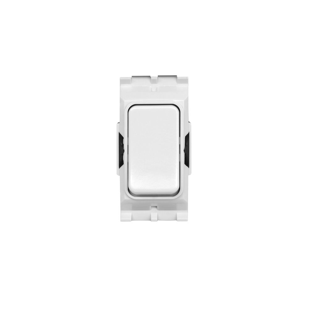Grid Blank Modules 1 gang blank insert White | Mr Resistor Lighting