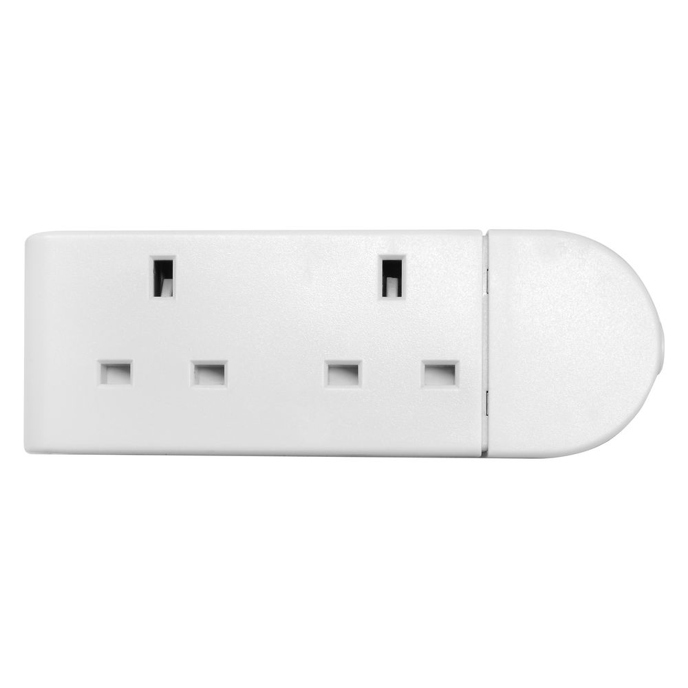 2 Way Plug Extension Sockets 240V No Cable 13A | Mr Resistor Lighting