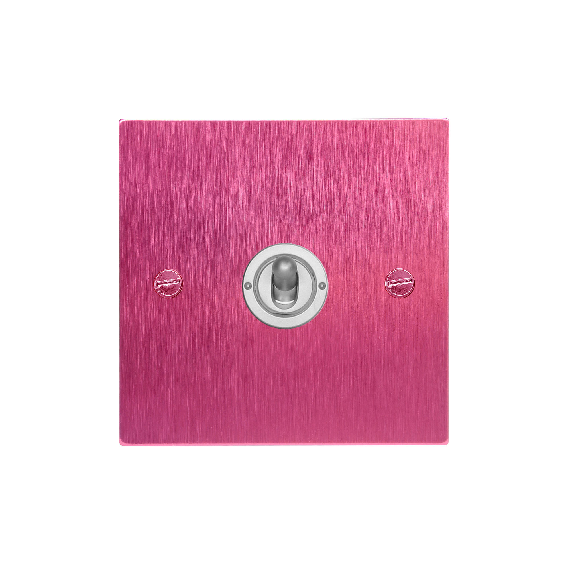 Dolly Switch 1 gang 2 way Pink Aluminium | Mr Resistor Lighting