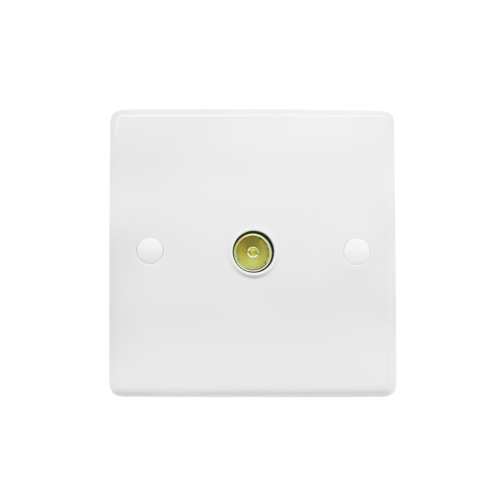 TV Socket 1 Gang Television Outlet | Mr Resistor Lighting
