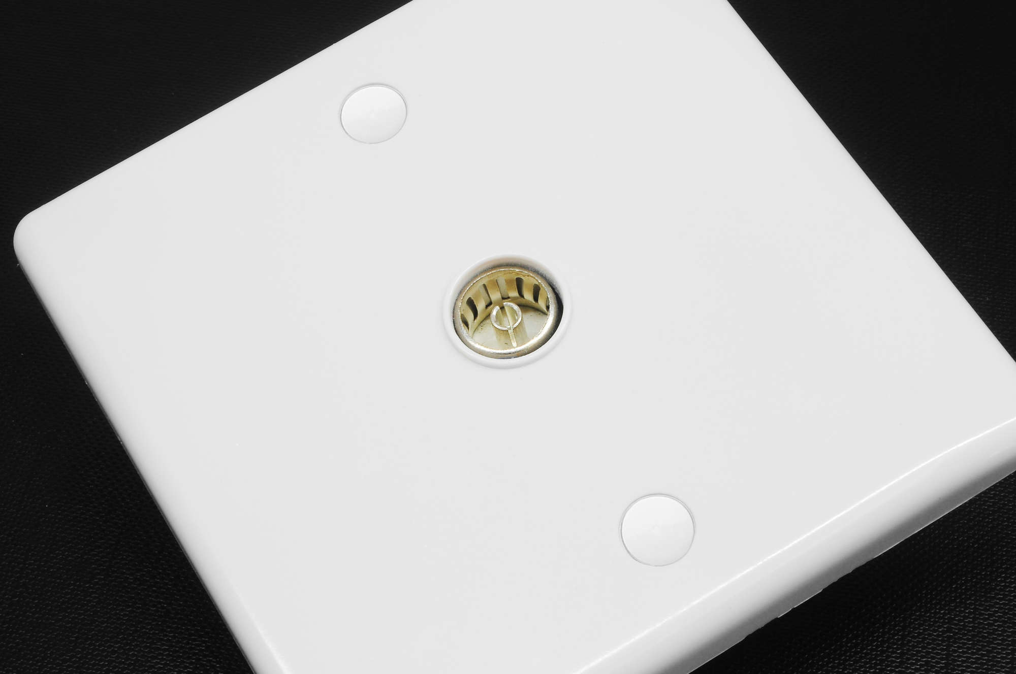 TV Socket 2 gang Television, Television/FM | Mr Resistor Lighting