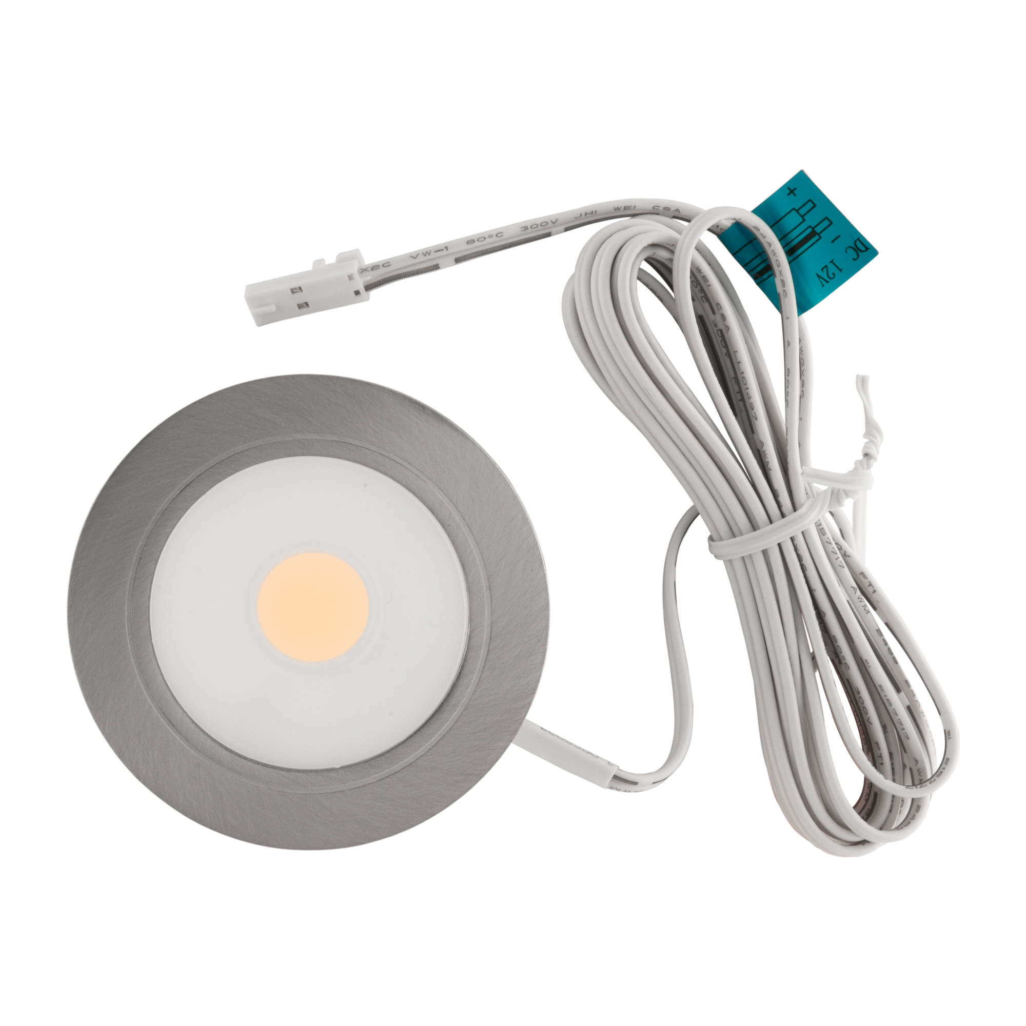 LED Alcove Round 3000K Warm White 12V 3W Stainless Steel | Mr Resistor ...