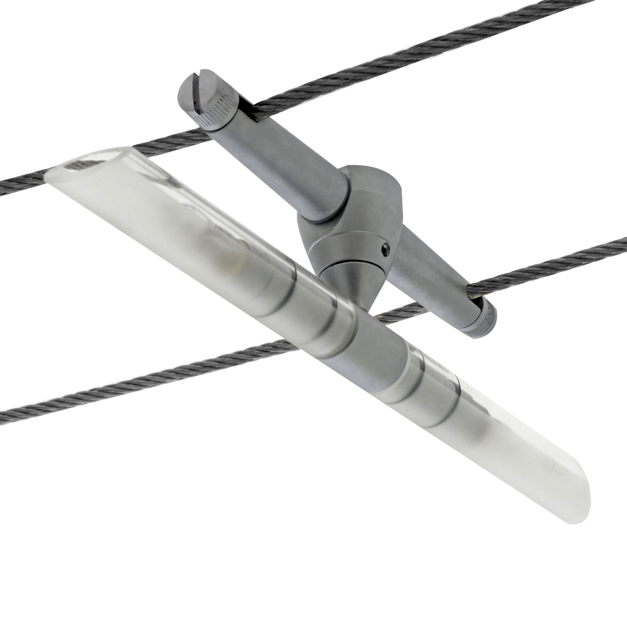 Wire Spot Glass 12V Nickel 2 x 20W | Mr Resistor Lighting