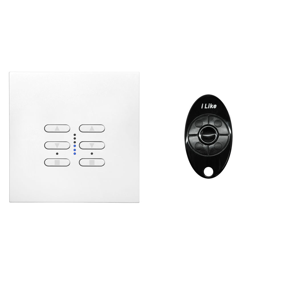 2 Gang Fusion 2 Way Keyfob Kit White 2 x 250W | Mr Resistor Lighting