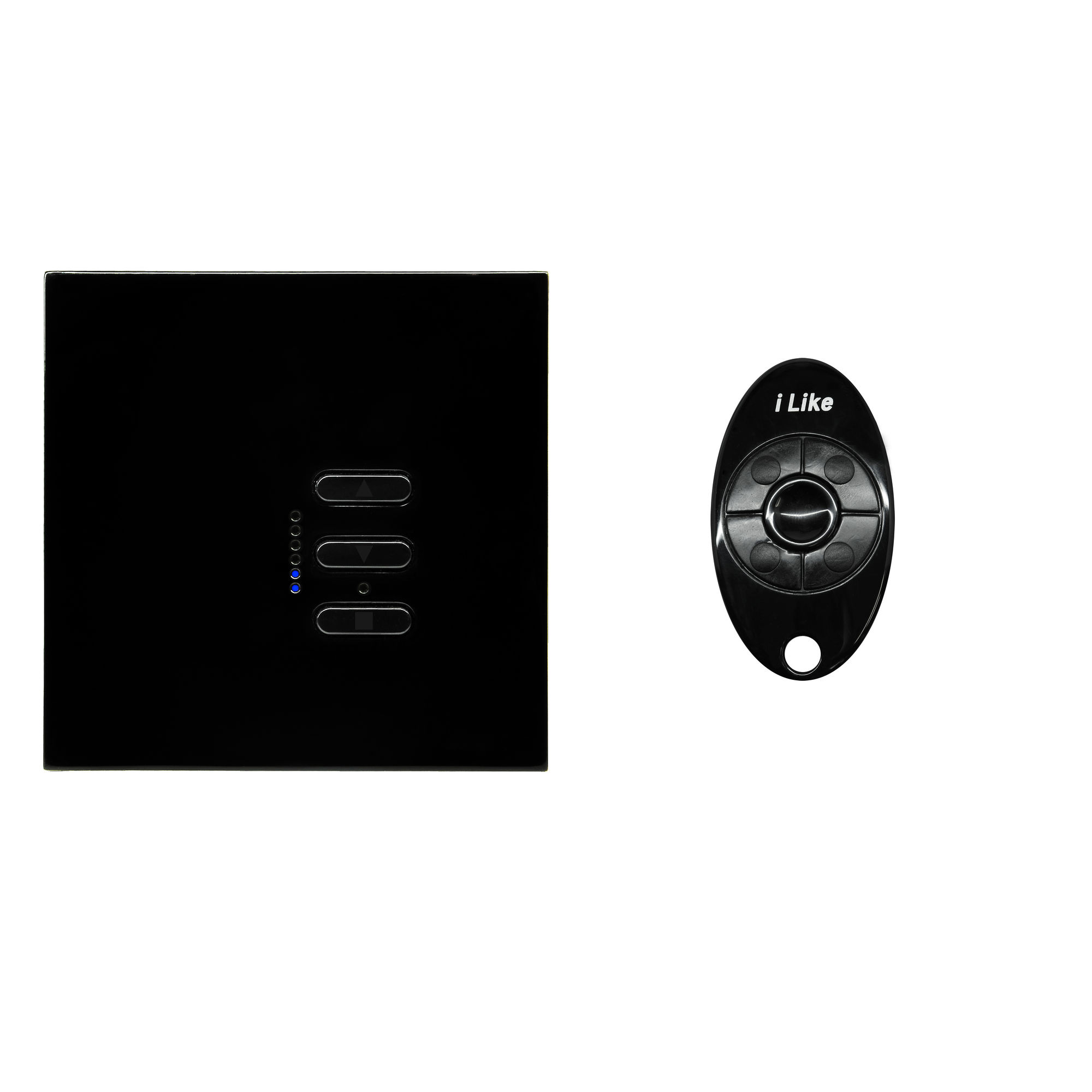 1 Gang Fusion 2 Way Keyfob Kit Black 450W | Mr Resistor Lighting