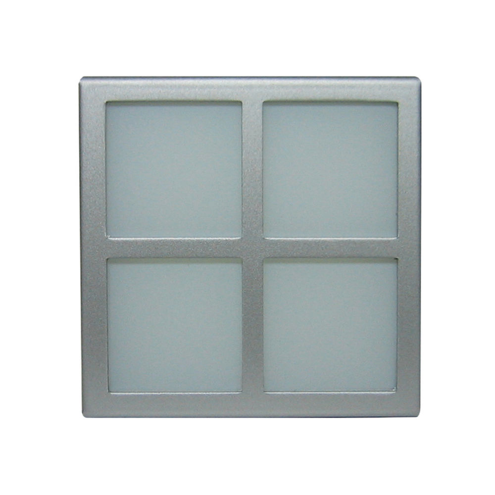 Window Frame Only 240V Silver / Square Window Frosted Glass | Mr ...
