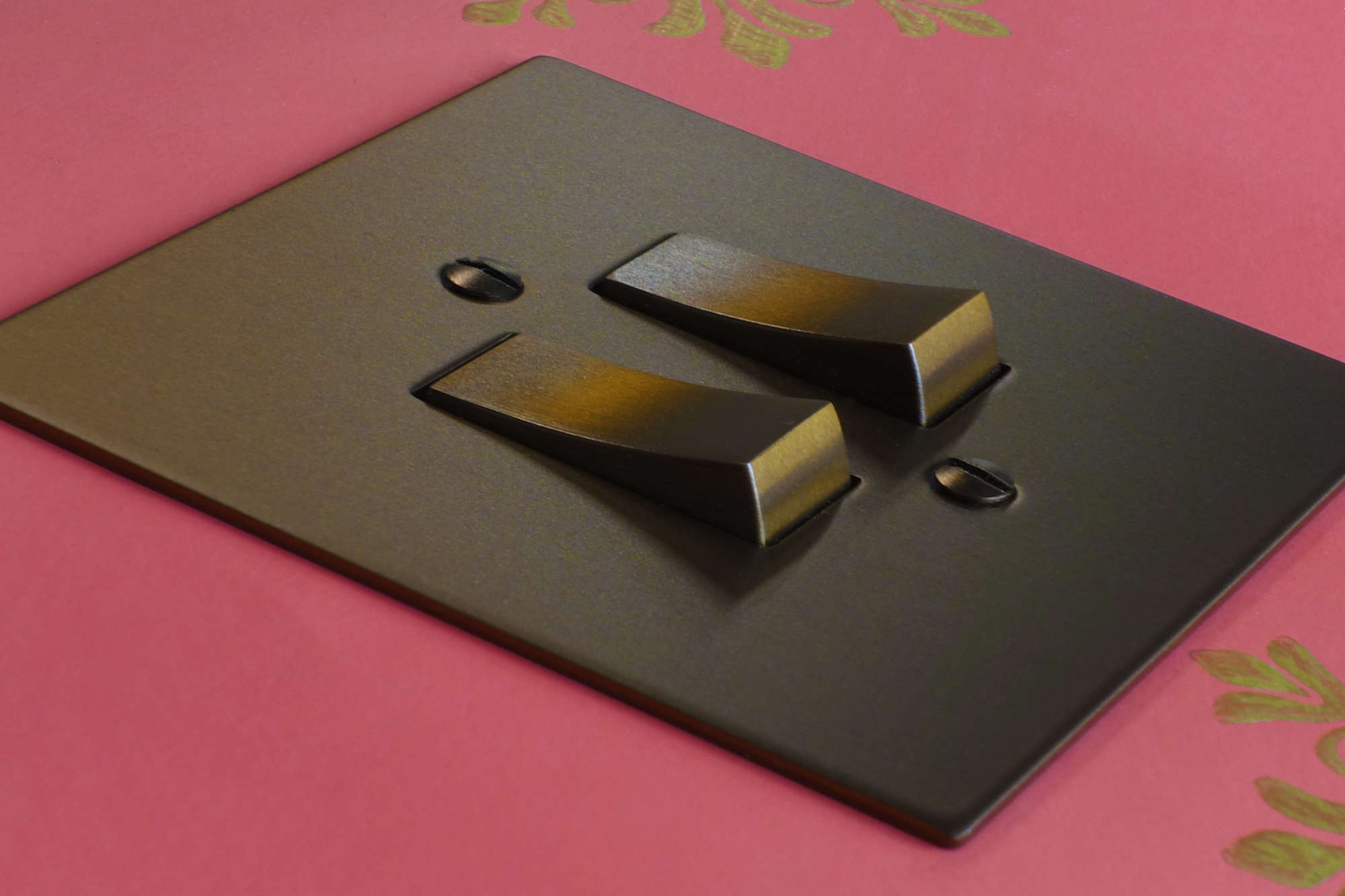 Horizon Square Recessed Floor Box Double Antique Bronze | Mr Resistor ...