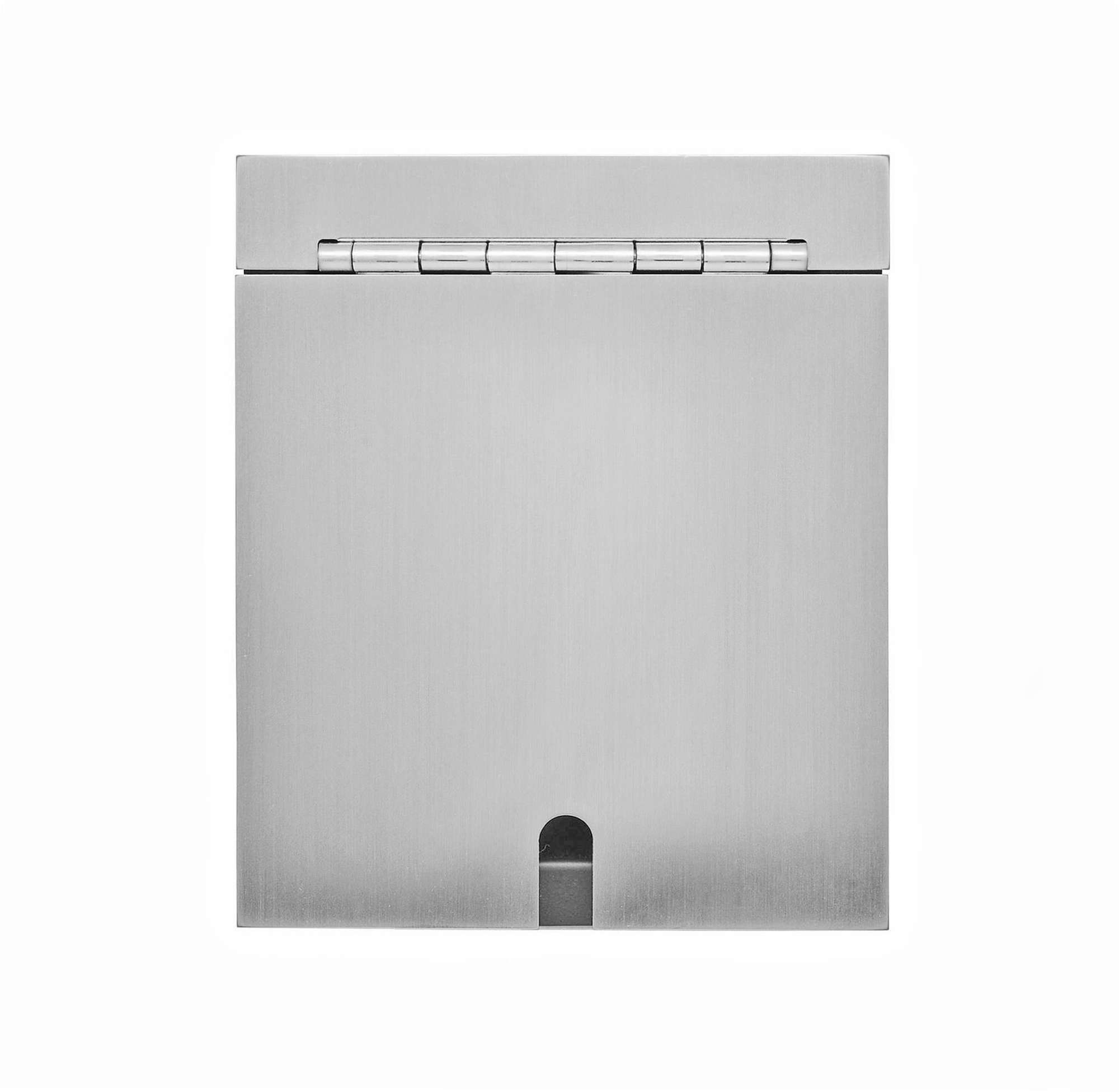 Horizon Square Recessed Floor Box Single Satin Stainless Steel | Mr ...
