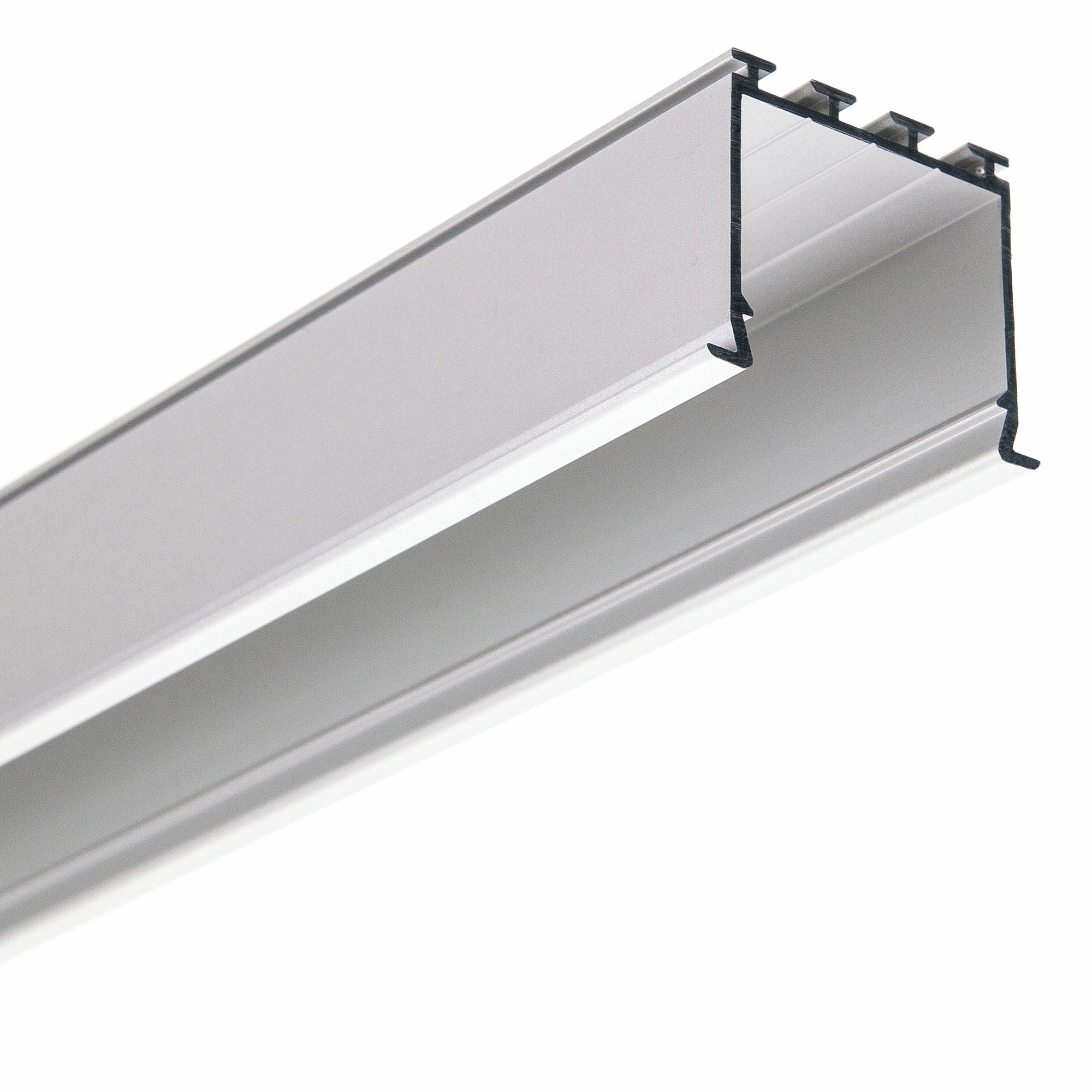 Lokom Recessed Extrusion Profile Aluminium 2000mm | Mr Resistor Lighting