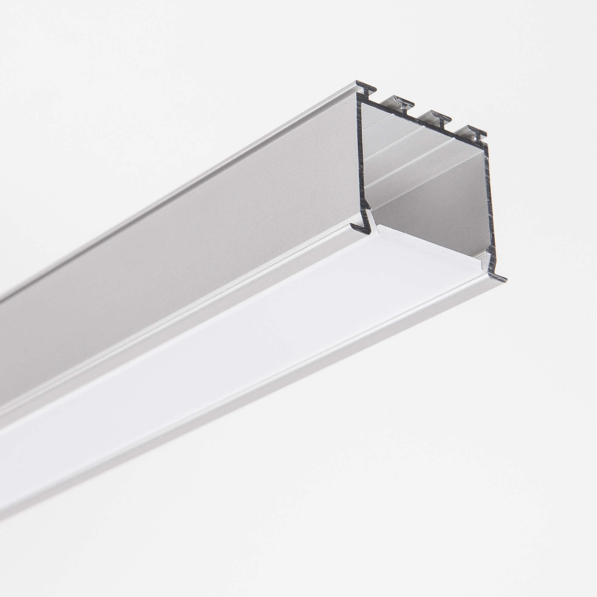 Lokom Recessed Extrusion Profile Aluminium 2000mm | Mr Resistor Lighting