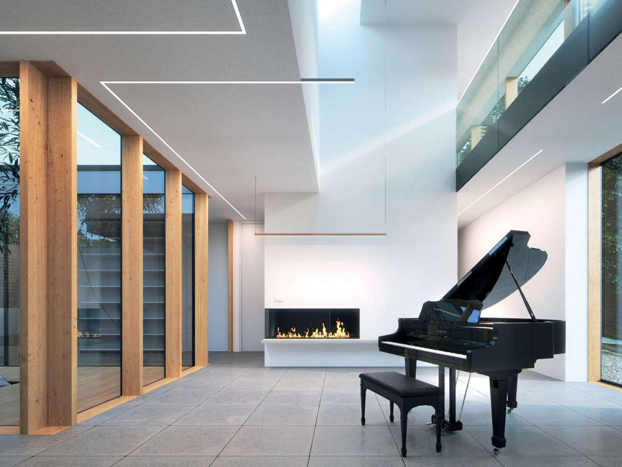 Lokom Recessed Extrusion Profile Aluminium 2000mm | Mr Resistor Lighting